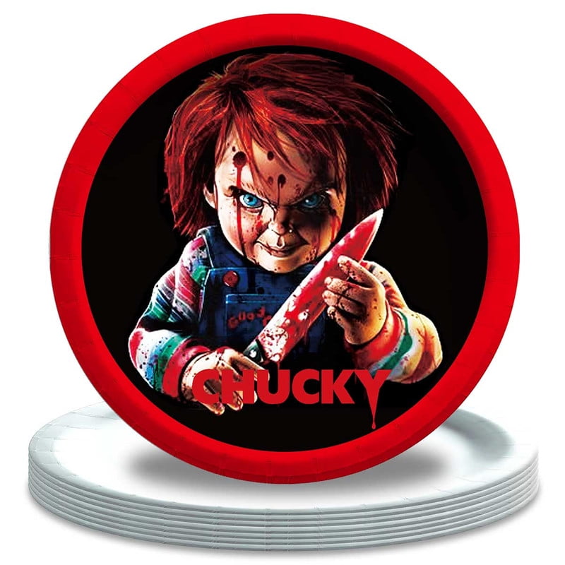 Chucky Plates Tableware Birthday Decorations Party Supplies Disposable ...