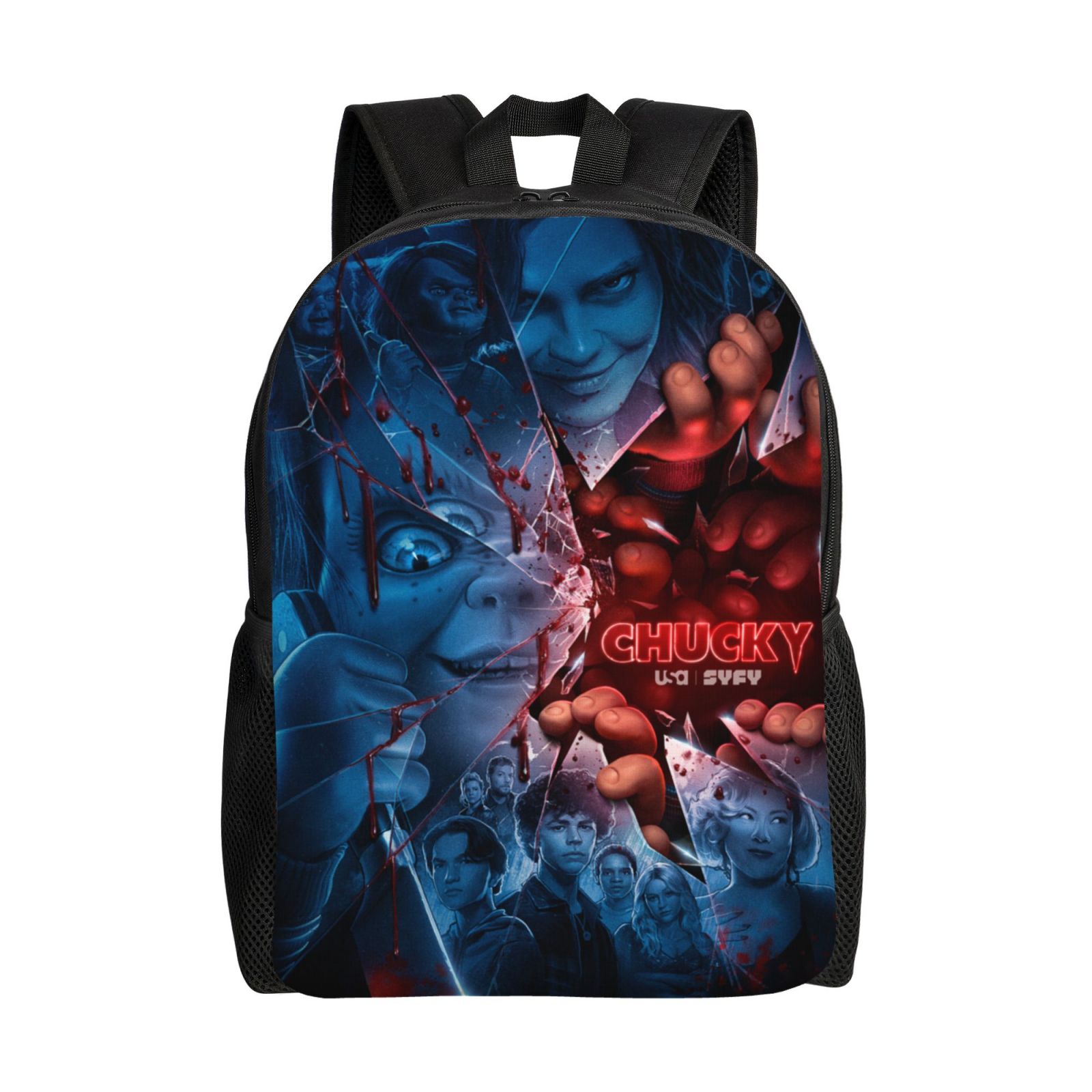 Chucky Poster Backpack Laptop School Bag Student Satchel Lightweight ...