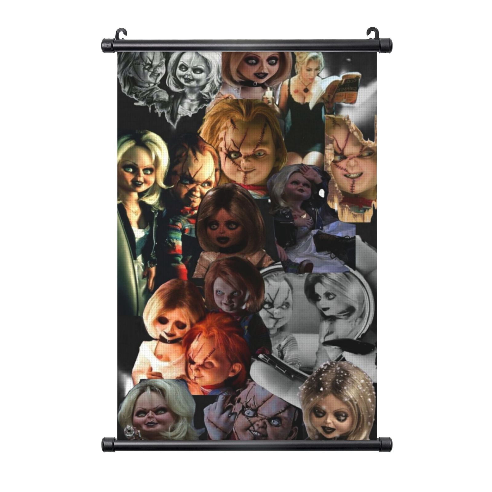 Chucky Poster Black Plastic Shaft Hanging Posters Wall Hanging Art ...
