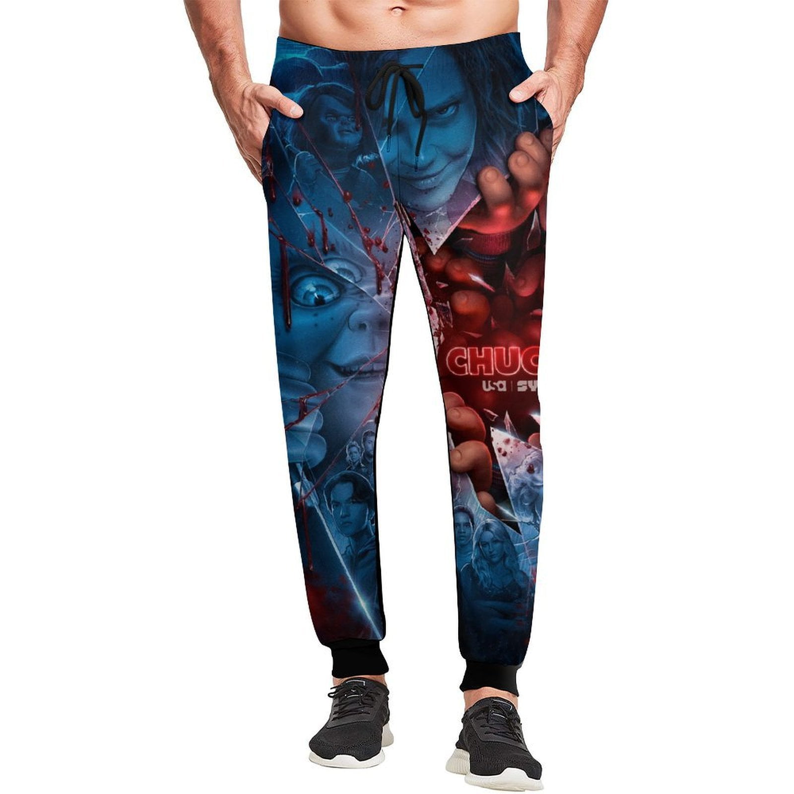 Chucky Poster Mens Sweatpants Joggers Pants Trousers 3D Novelty Casual ...