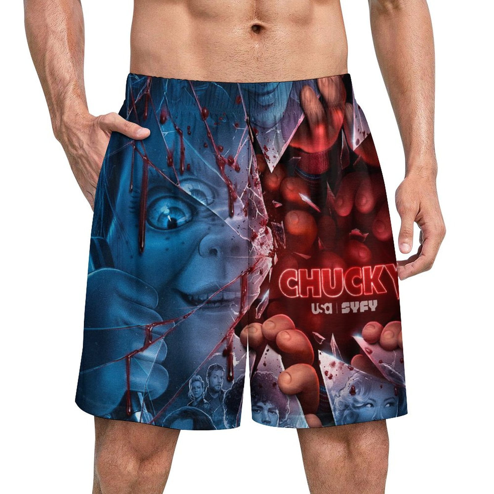 Chucky Poster Pajama Pants For Men Lounge Shorts Bottoms Sleepwear ...