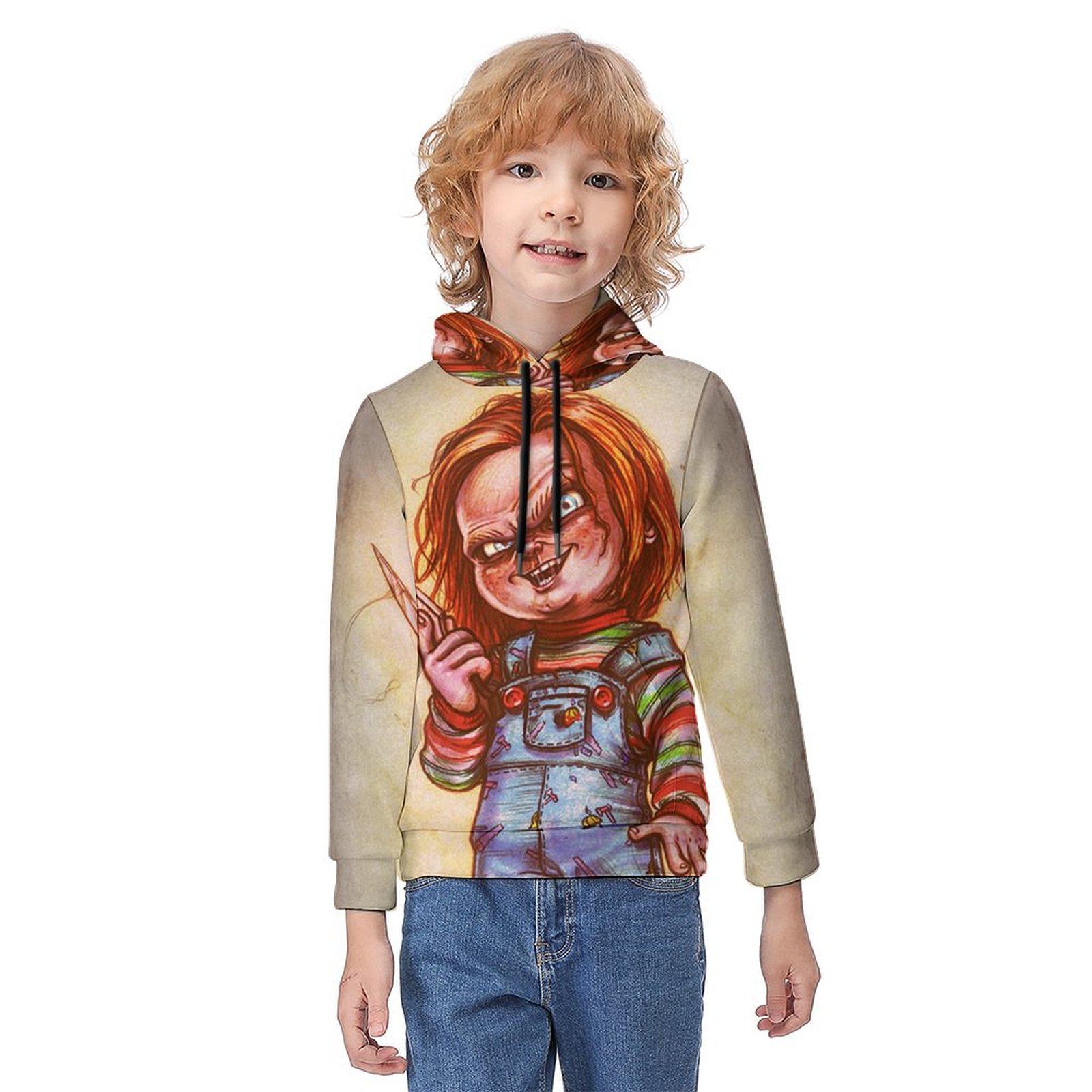Chucky Poster Play Kid's Hoodies Sweatshirt Novelty Fashion Hooded ...