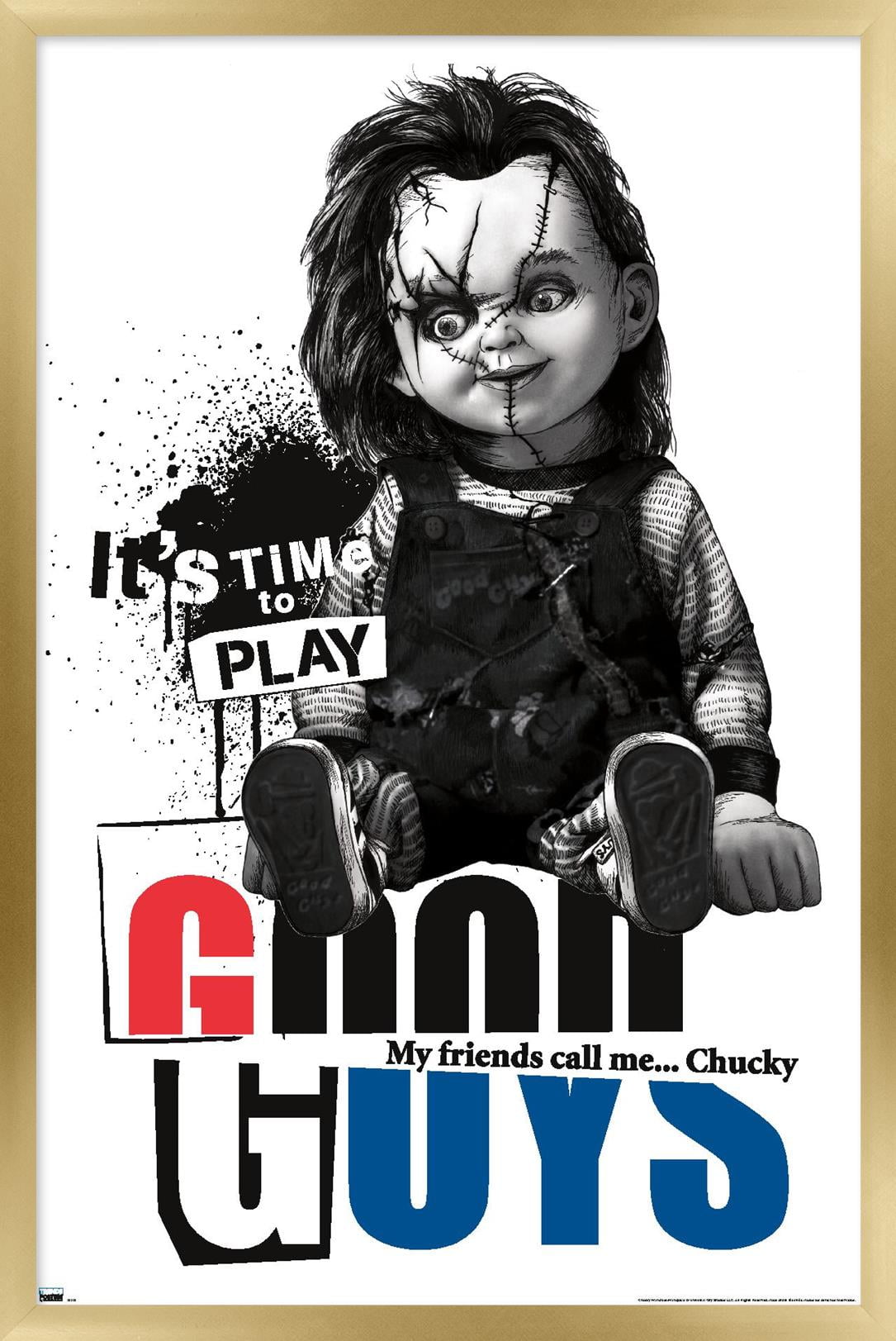 Chucky: Punk Era - Good Guy Wall Poster, 14.725" x 22.375" Framed ...