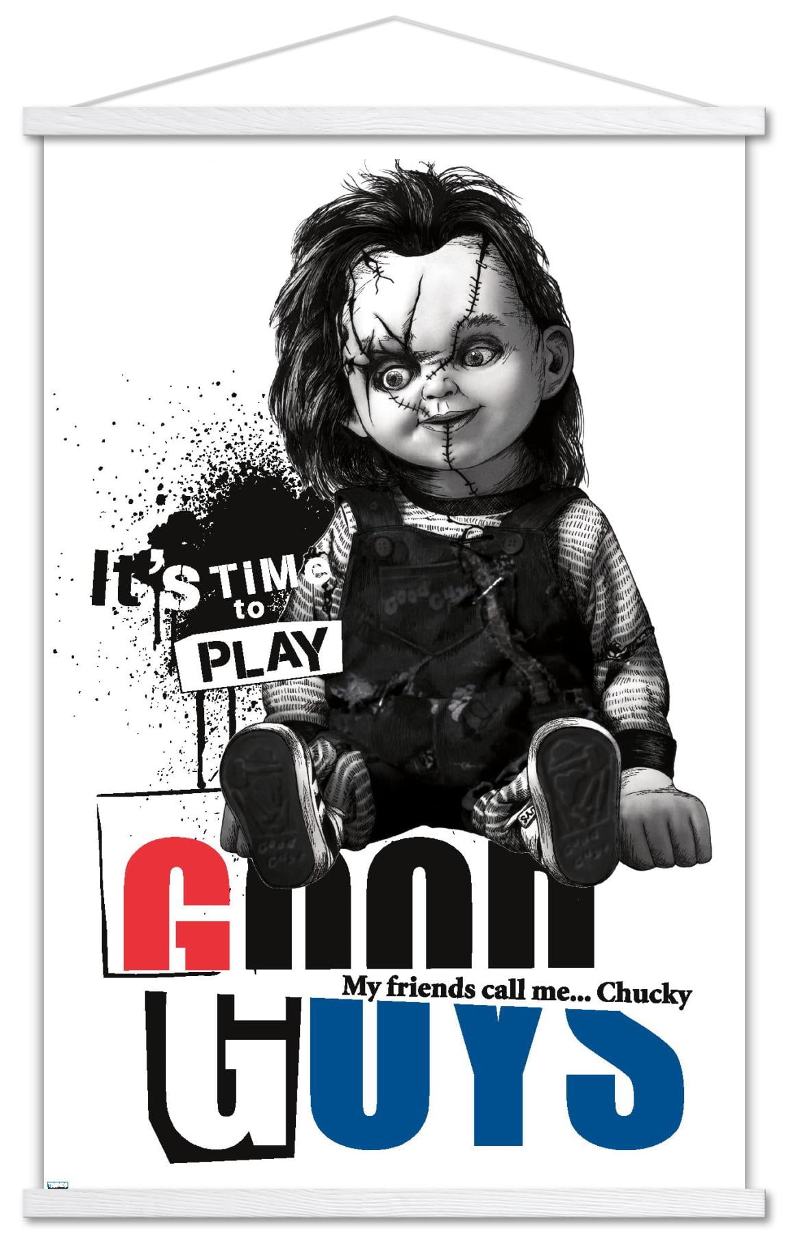 Chucky: Punk Era - Good Guy Wall Poster with Magnetic Frame, 22.375" x ...