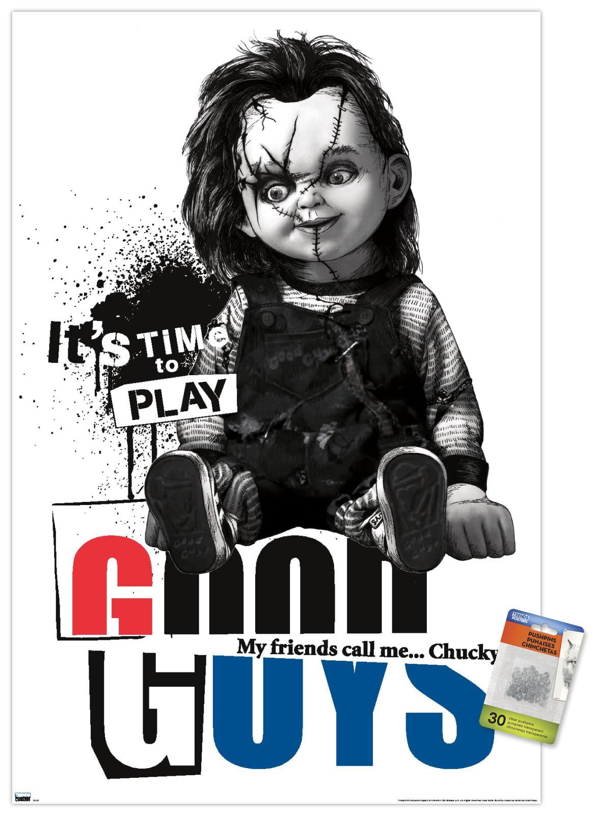 Chucky: Punk Era - Good Guy Wall Poster with Pushpins, 22.375" x 34 ...