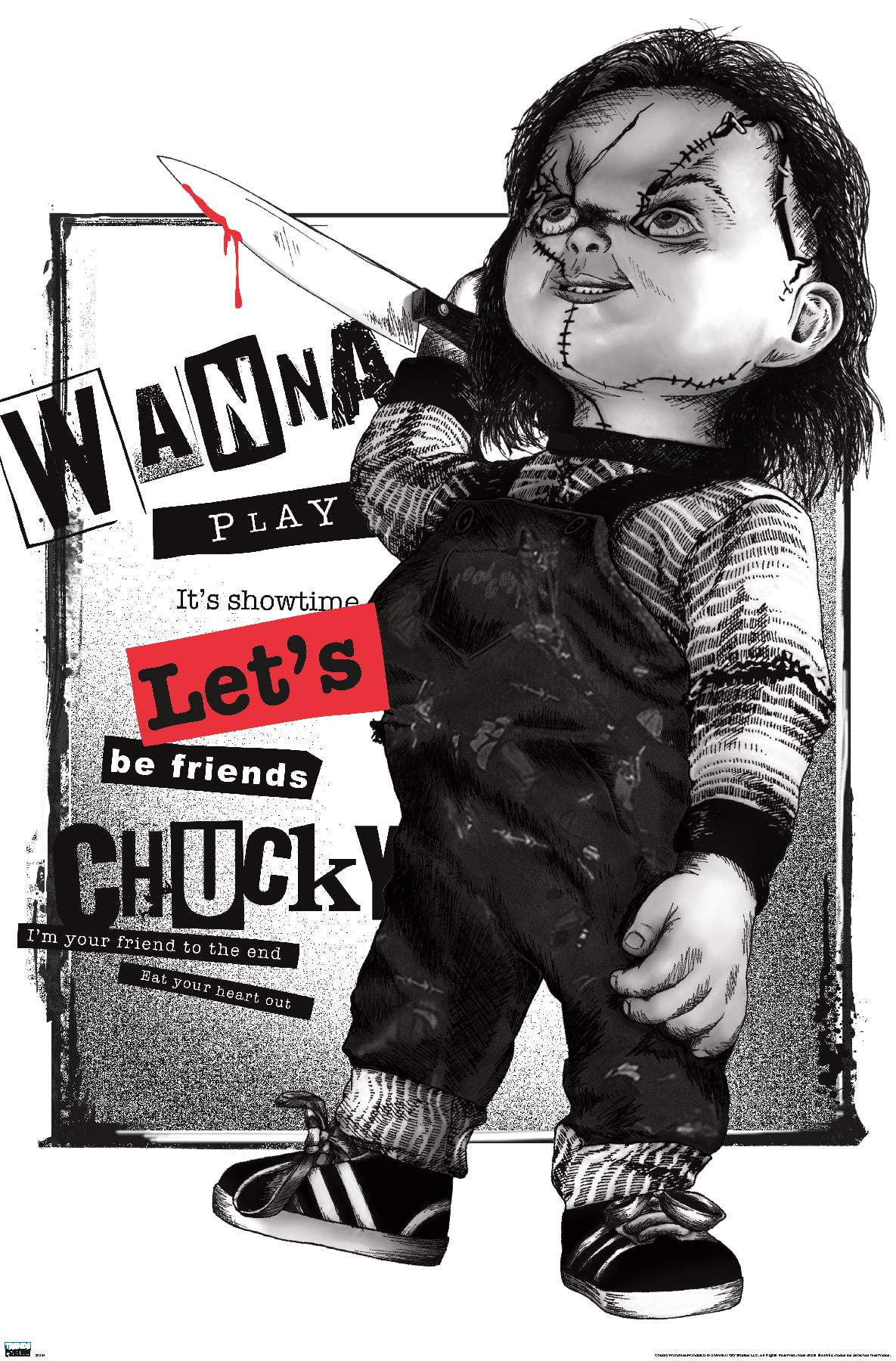 Chucky: Punk Era - Knife Wall Poster, 22.375" x 34" - Walmart.com