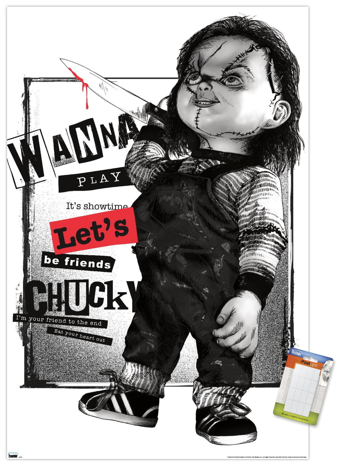 Chucky: Punk Era - Knife Wall Poster, 22.375" x 34" - Walmart.com