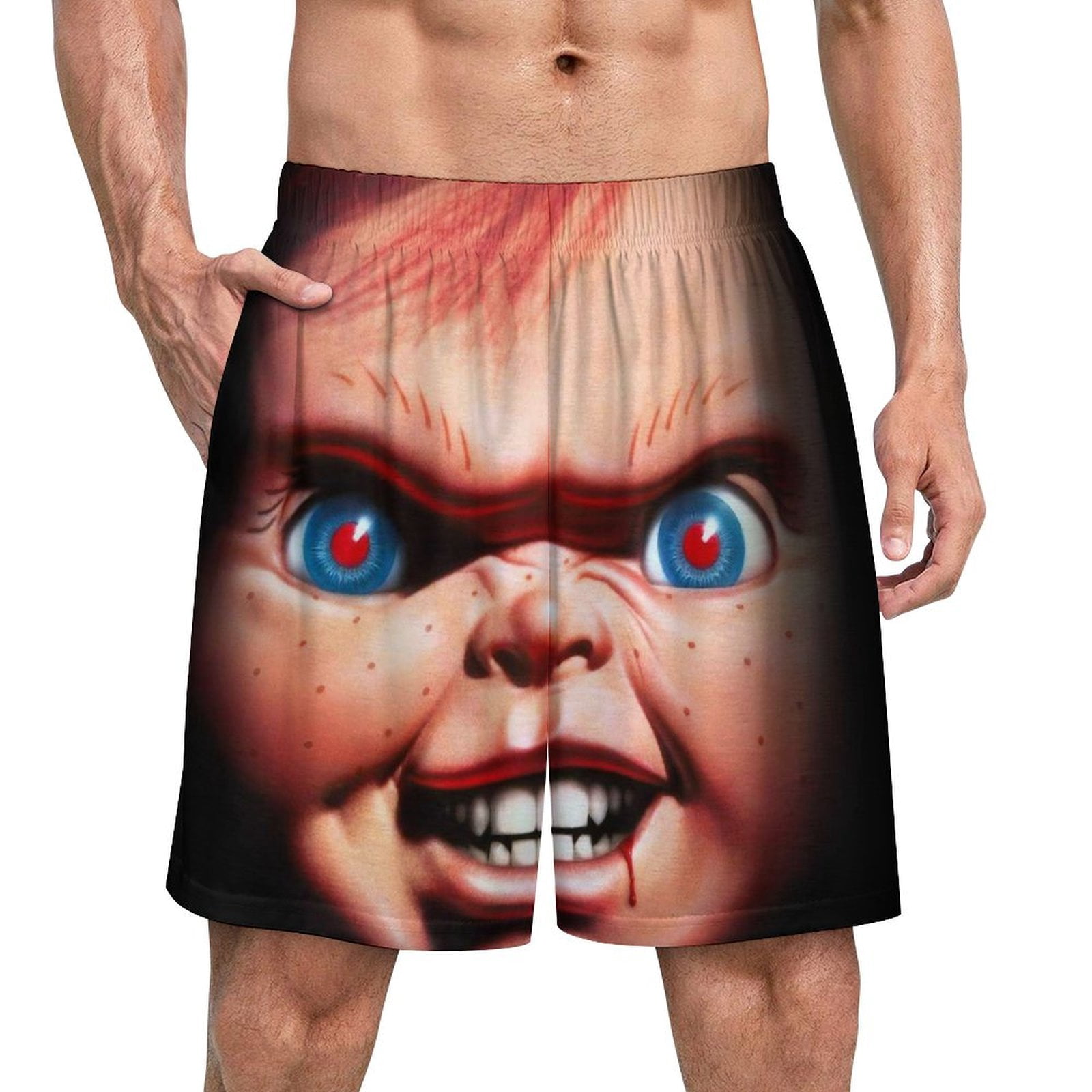 Chucky Scary Pajama Pants For Men Lounge Shorts Bottoms Sleepwear Daily ...