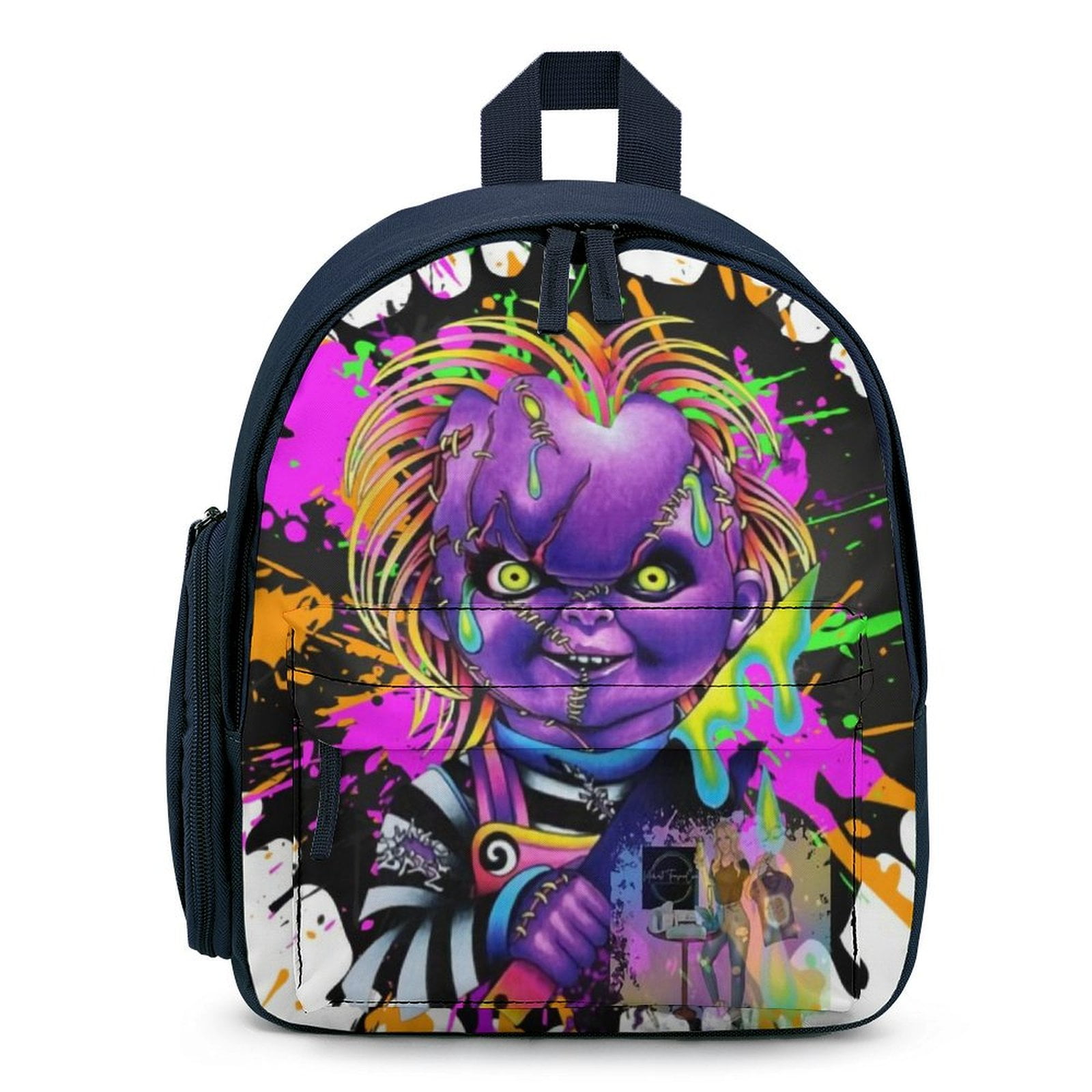Chucky School Backpack Cool Bookbag Lightweight Little Cartoon Travel ...