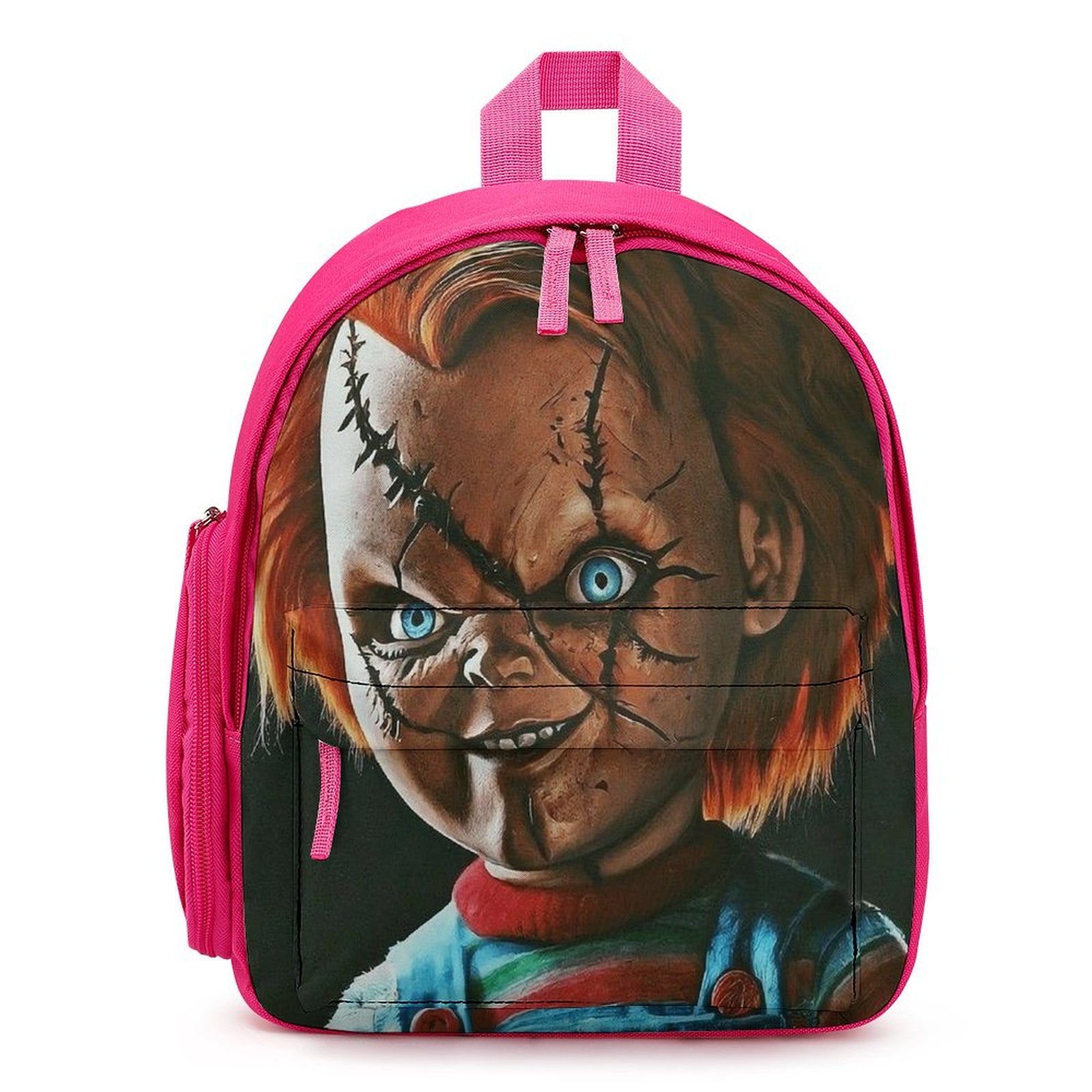 Chucky School Backpack Cool Bookbag Lightweight Little Cartoon Travel Daypack 13 Inch Pink ...
