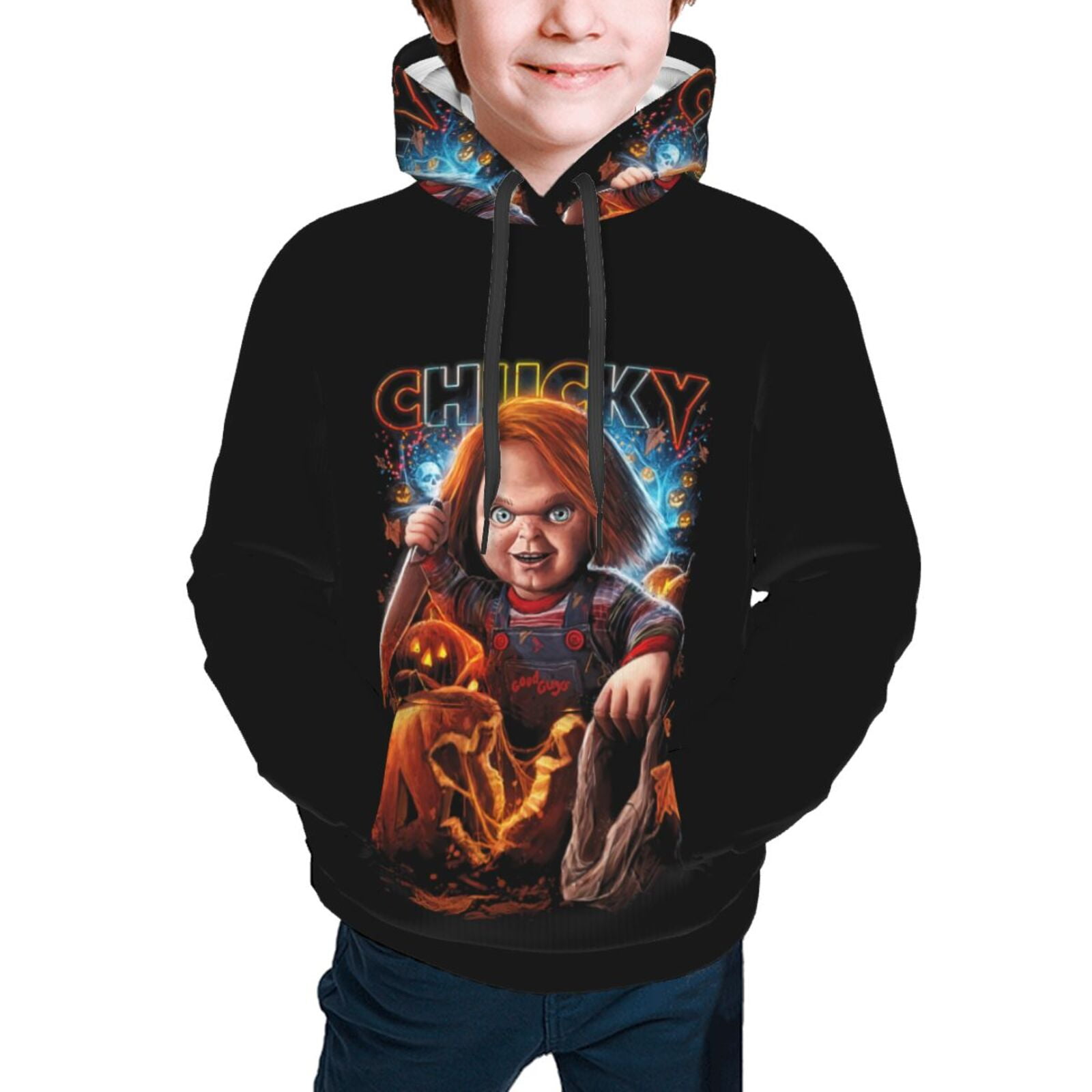 Chucky Series Youth Hoodies Sweatshirt Teen Pullover Hooded Clothes ...