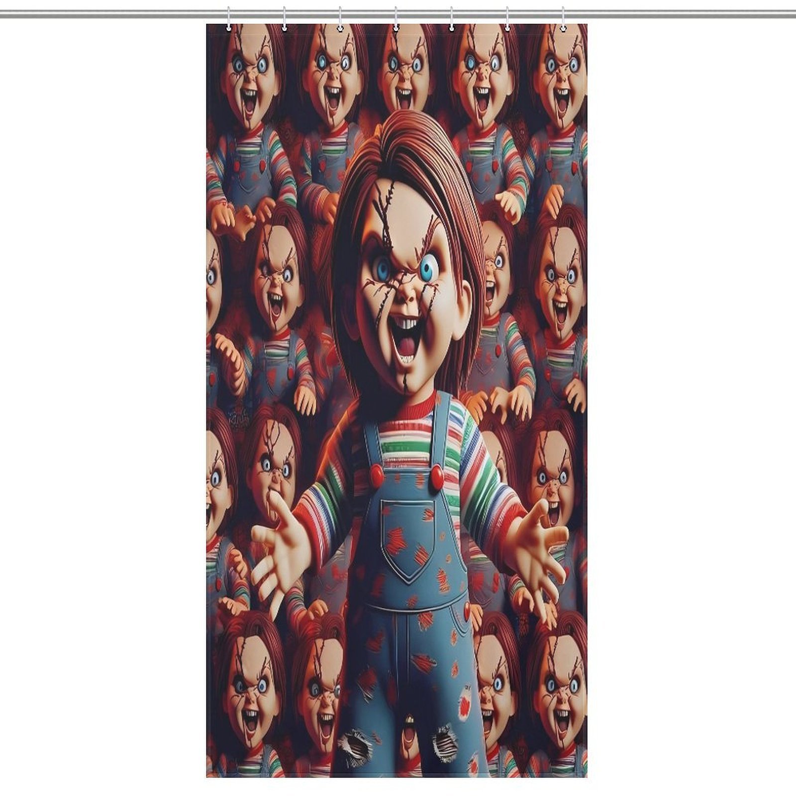 Chucky Shower Curtain, Bath Curtain Bathroom Home Decor Waterproof ...