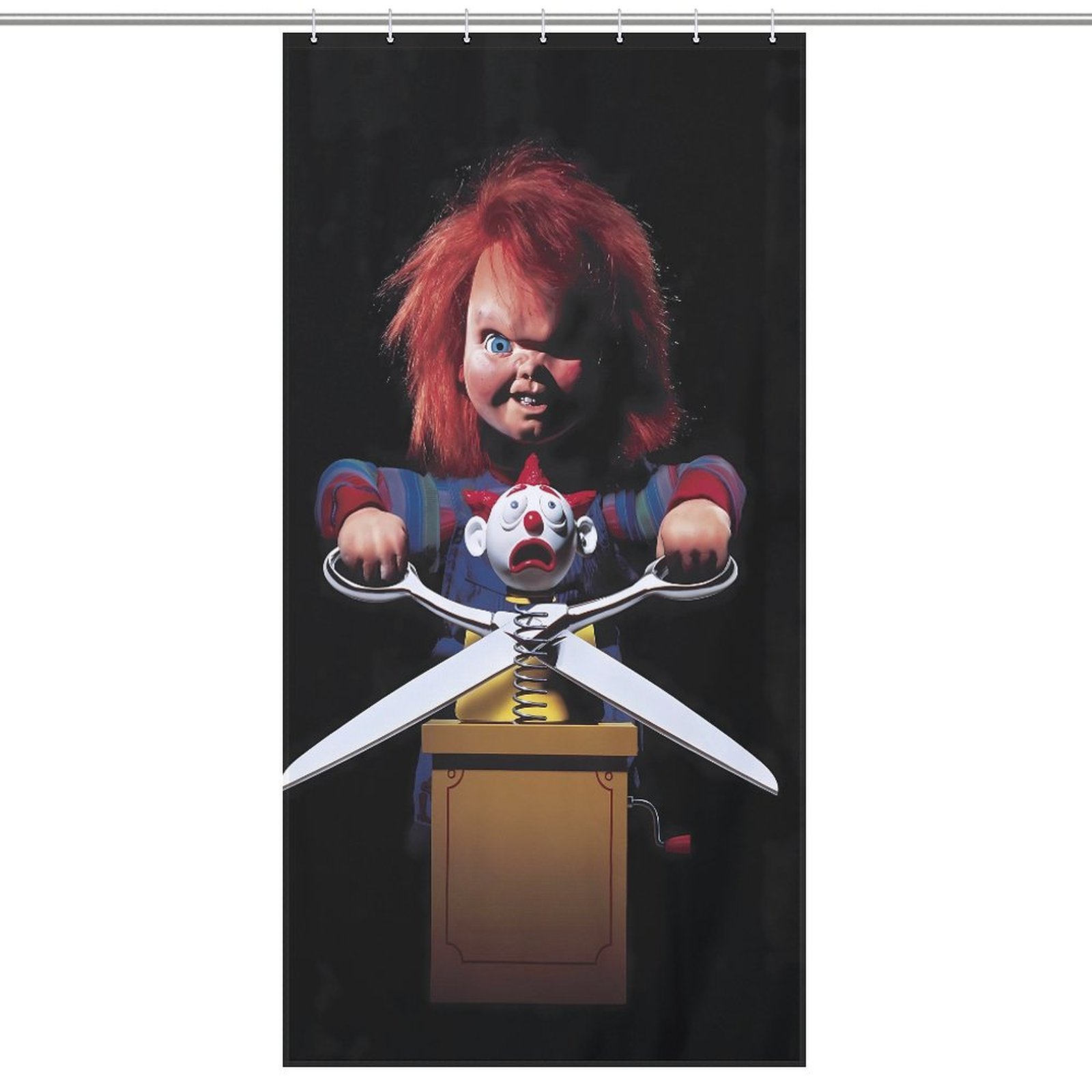Chucky Shower Curtain, Bath Curtain Bathroom Home Decor Waterproof ...