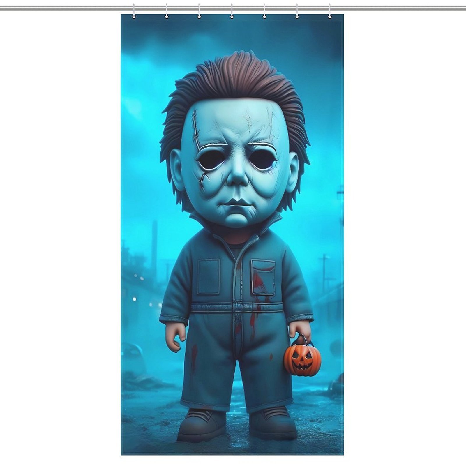 Chucky Shower Curtain, Bath Curtain Bathroom Home Decor Waterproof ...
