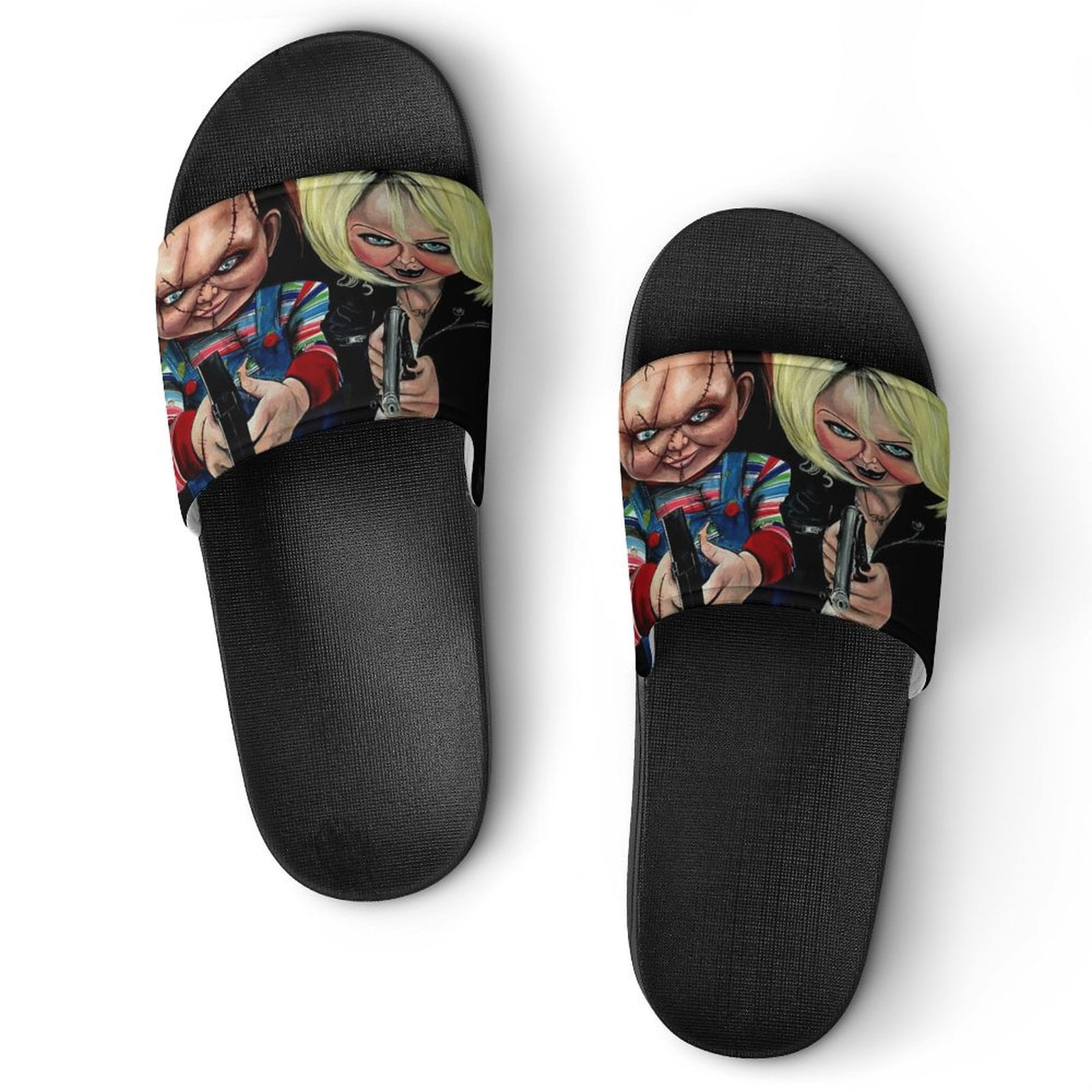 Chucky Slides Sandals House Slippers Non-Slip Indoor Bathroom Shoes ...