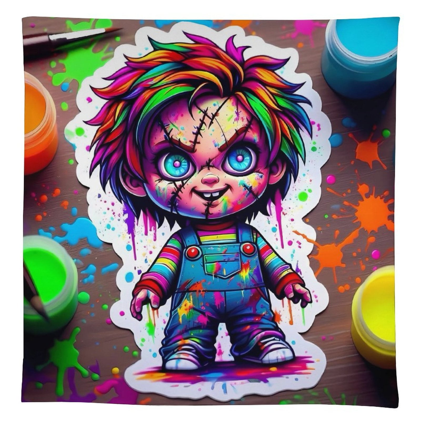 Chucky Tablecloth, Washable Reusable Rectangular Tablecloth Table Cover ...