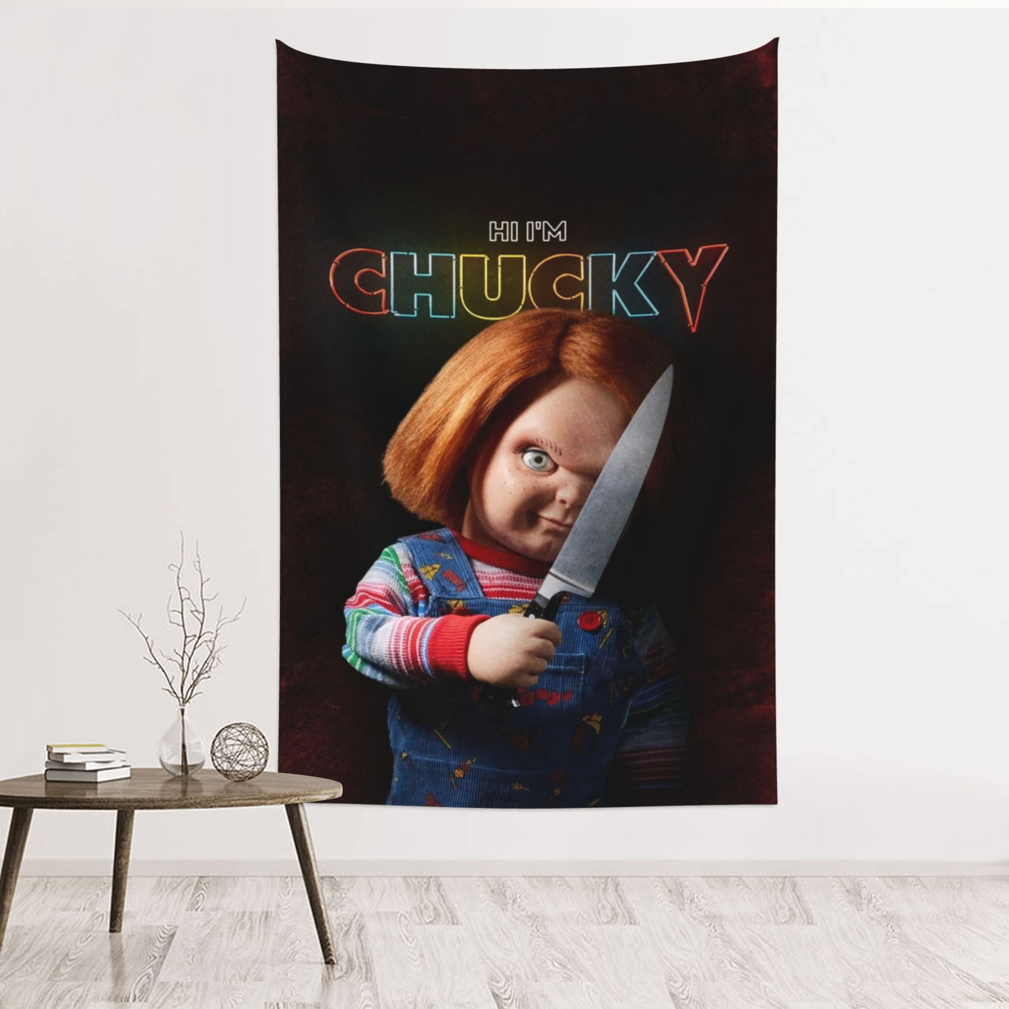 Chucky Tapestry Aesthetic Wall Hanging for Living Room Bedroom Art ...