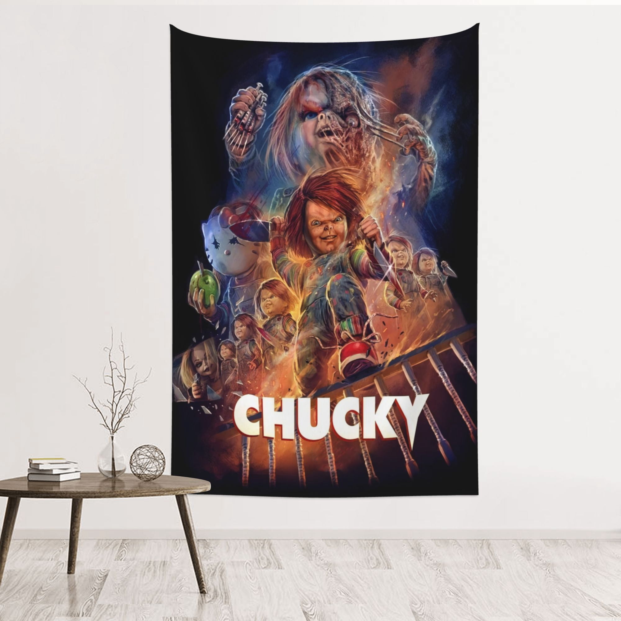 Chucky Tapestry Aesthetic Wall Hanging for Living Room Bedroom Art ...