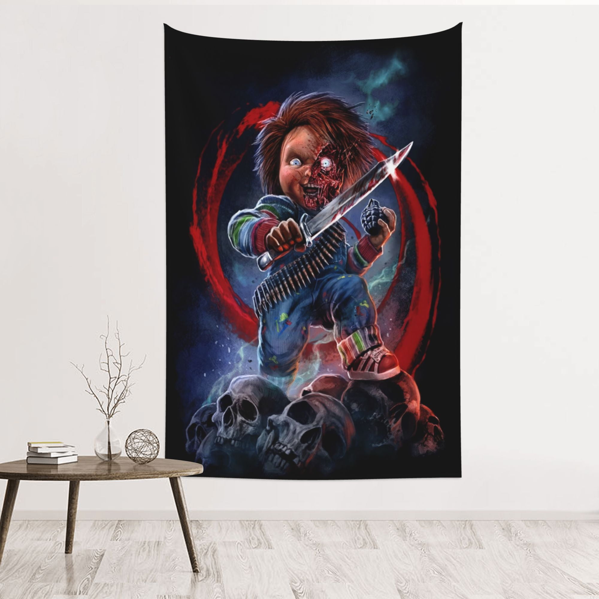 Chucky Tapestry Aesthetic Wall Hanging for Living Room Bedroom Art ...