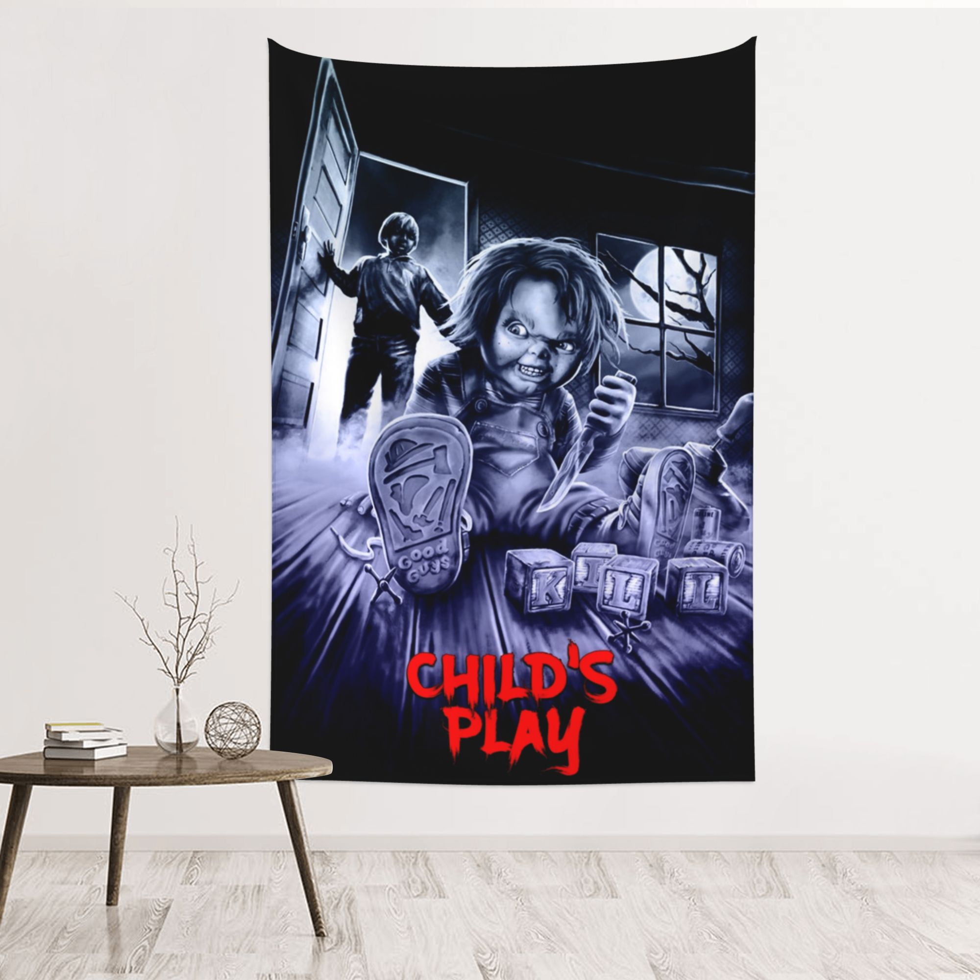 Chucky Tapestry Aesthetic Wall Hanging for Living Room Bedroom Art ...