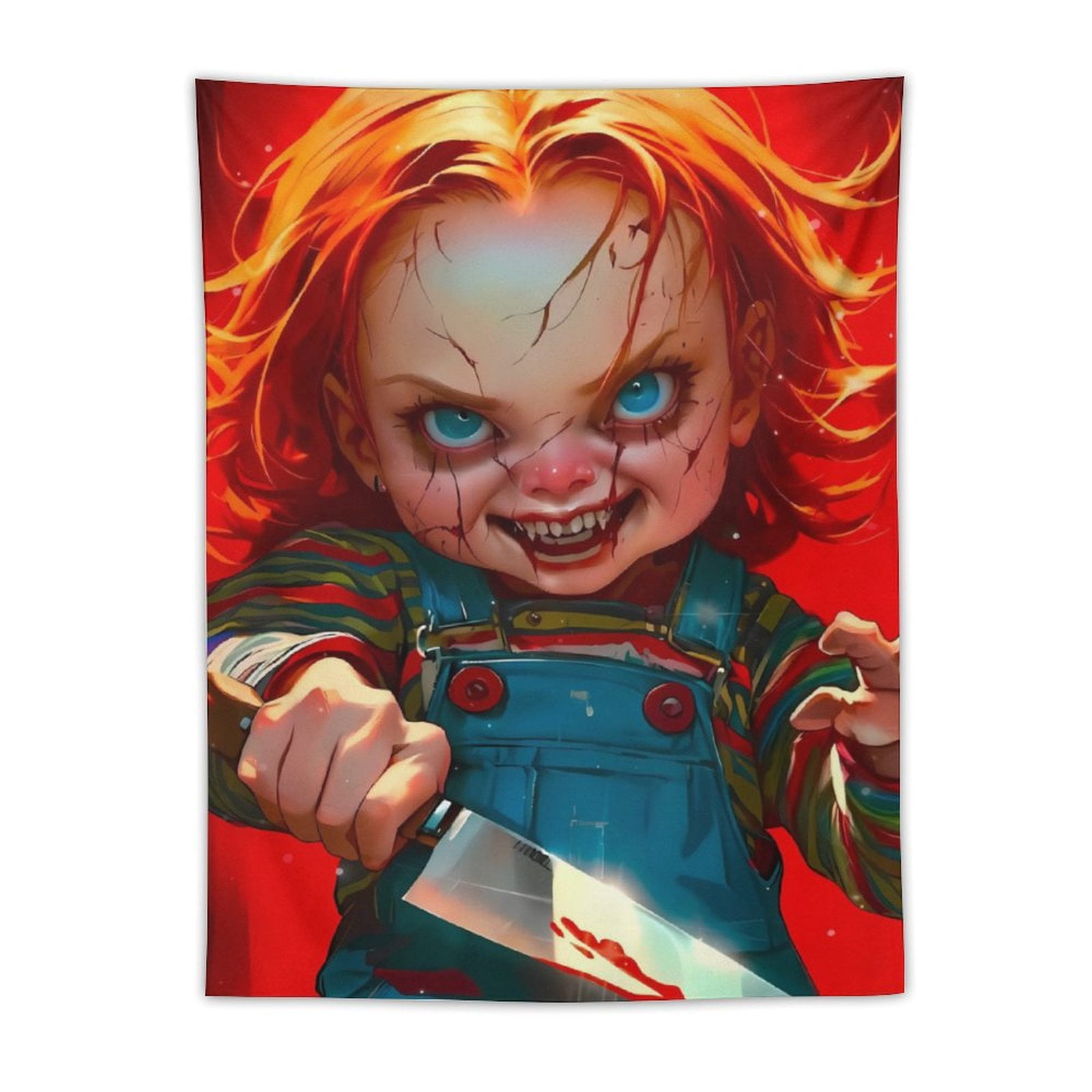 Chucky Tapestry Bedroom Indie Vertical Tapestry Wall Hanging for Living ...