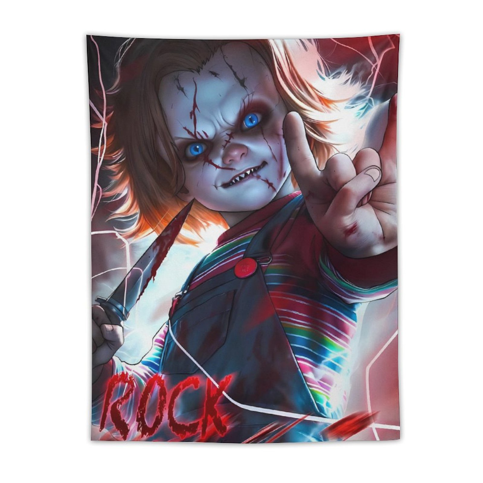 Chucky Tapestry Bedroom Indie Vertical Tapestry Wall Hanging for Living ...