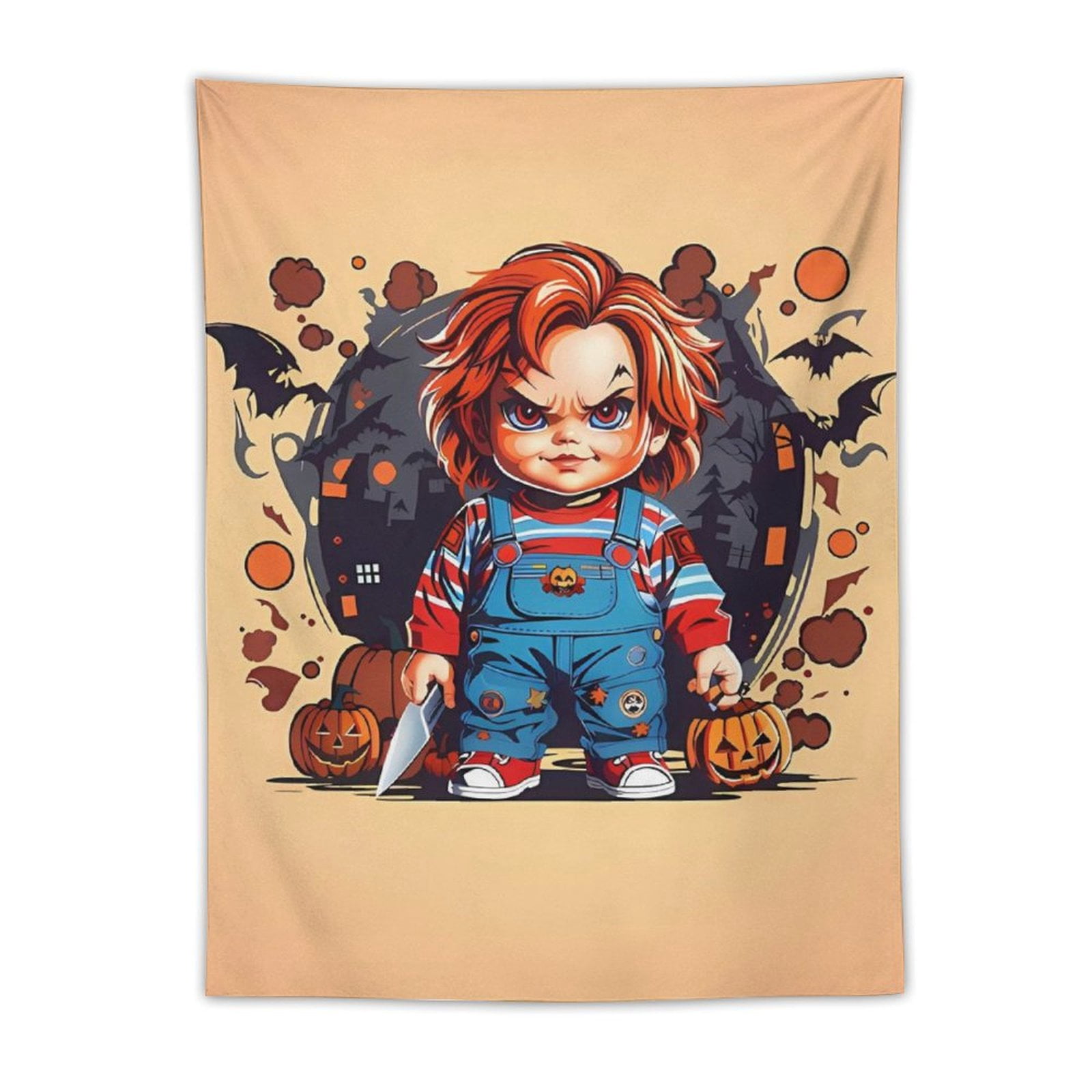 Chucky Tapestry Bedroom Indie Vertical Tapestry Wall Hanging for Living ...