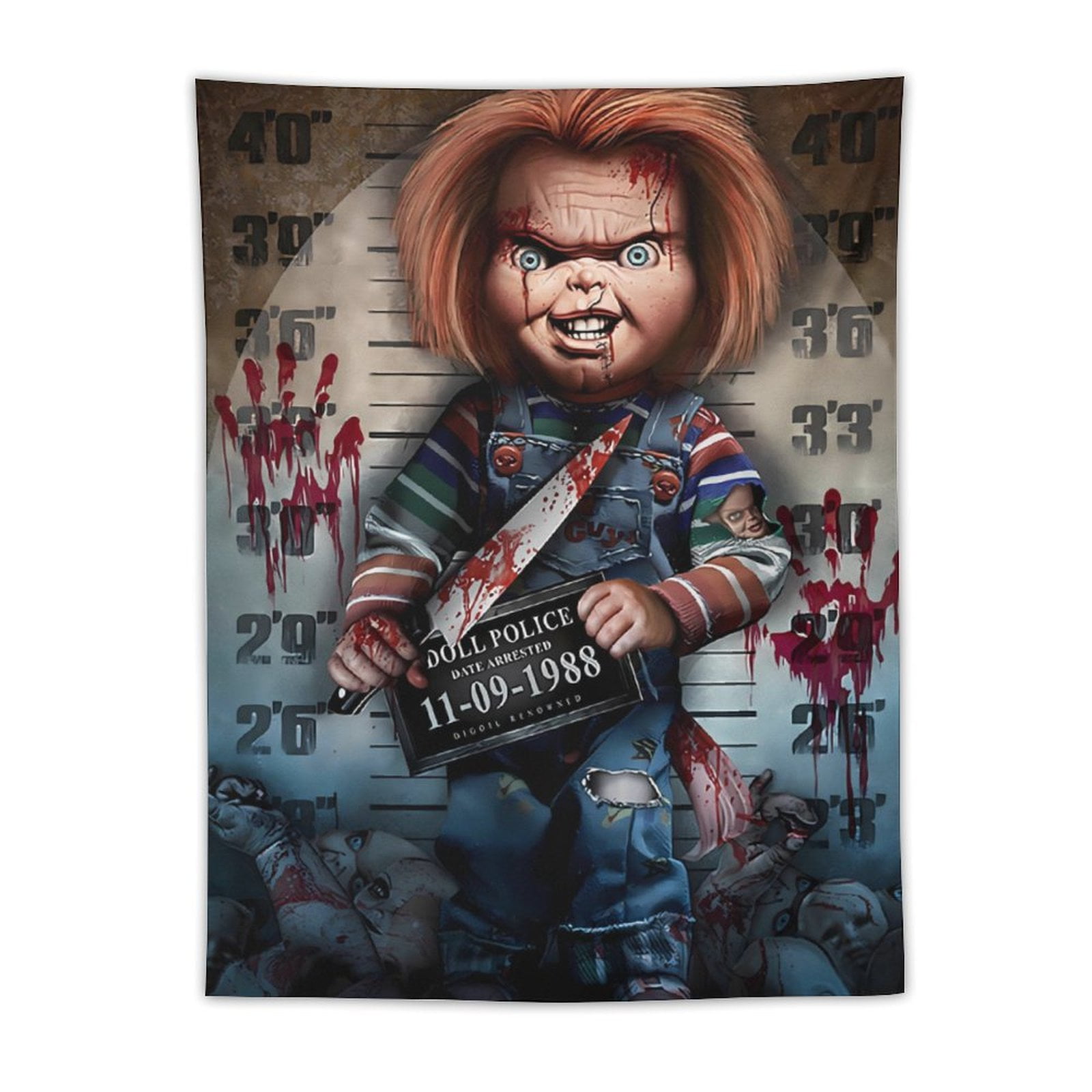 Chucky Tapestry Bedroom Indie Vertical Tapestry Wall Hanging for Living ...
