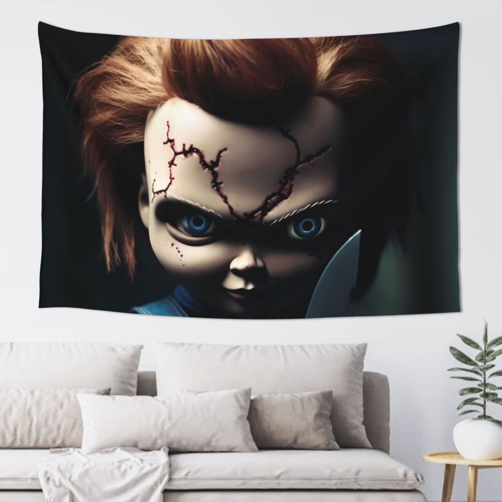 Chucky Tapestry For Bedroom, Art Wall Hanging Tapestries Wall Hanging ...