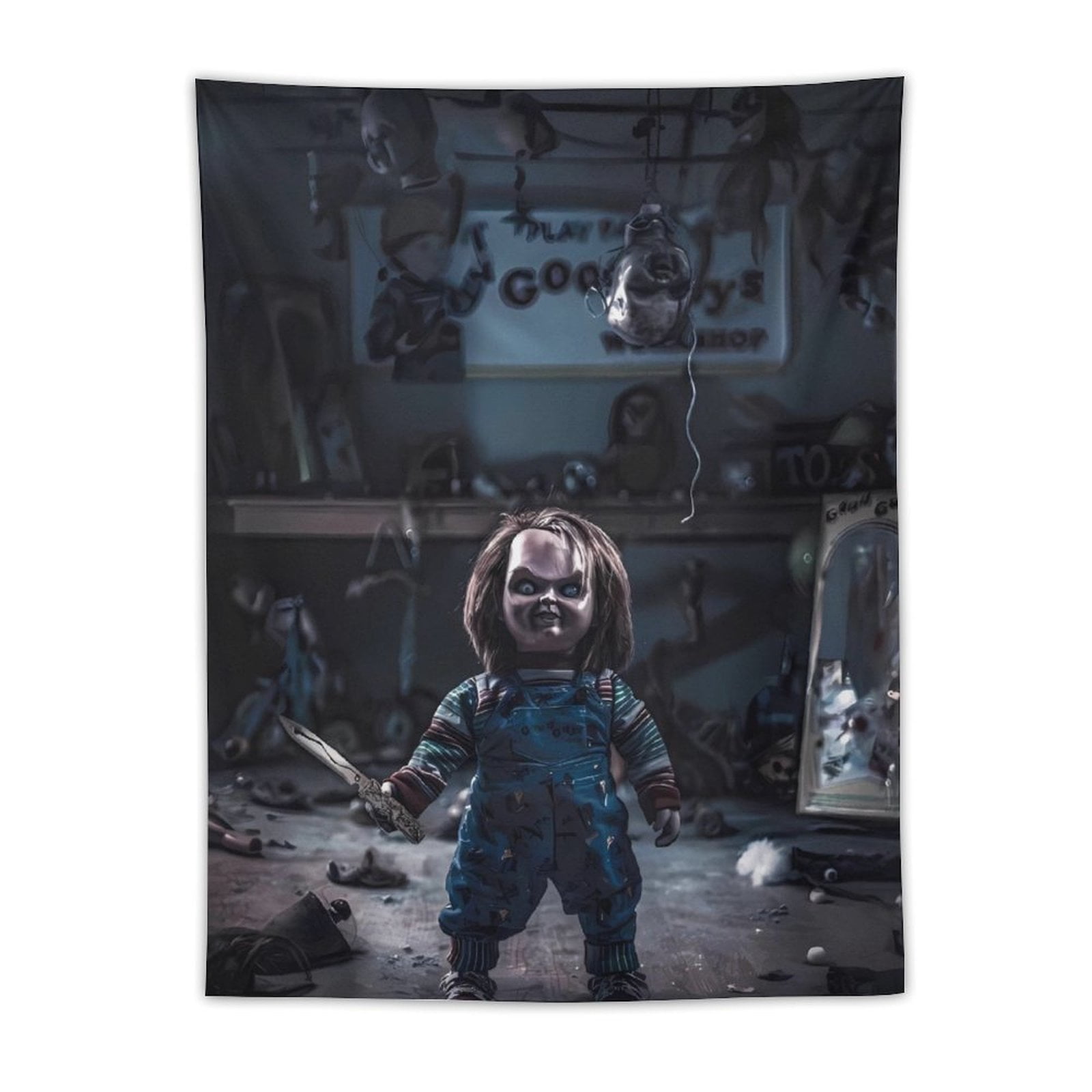 Chucky Tapestry Wall Hanging, Wall Tapestry for Bedroom Aesthetic ...