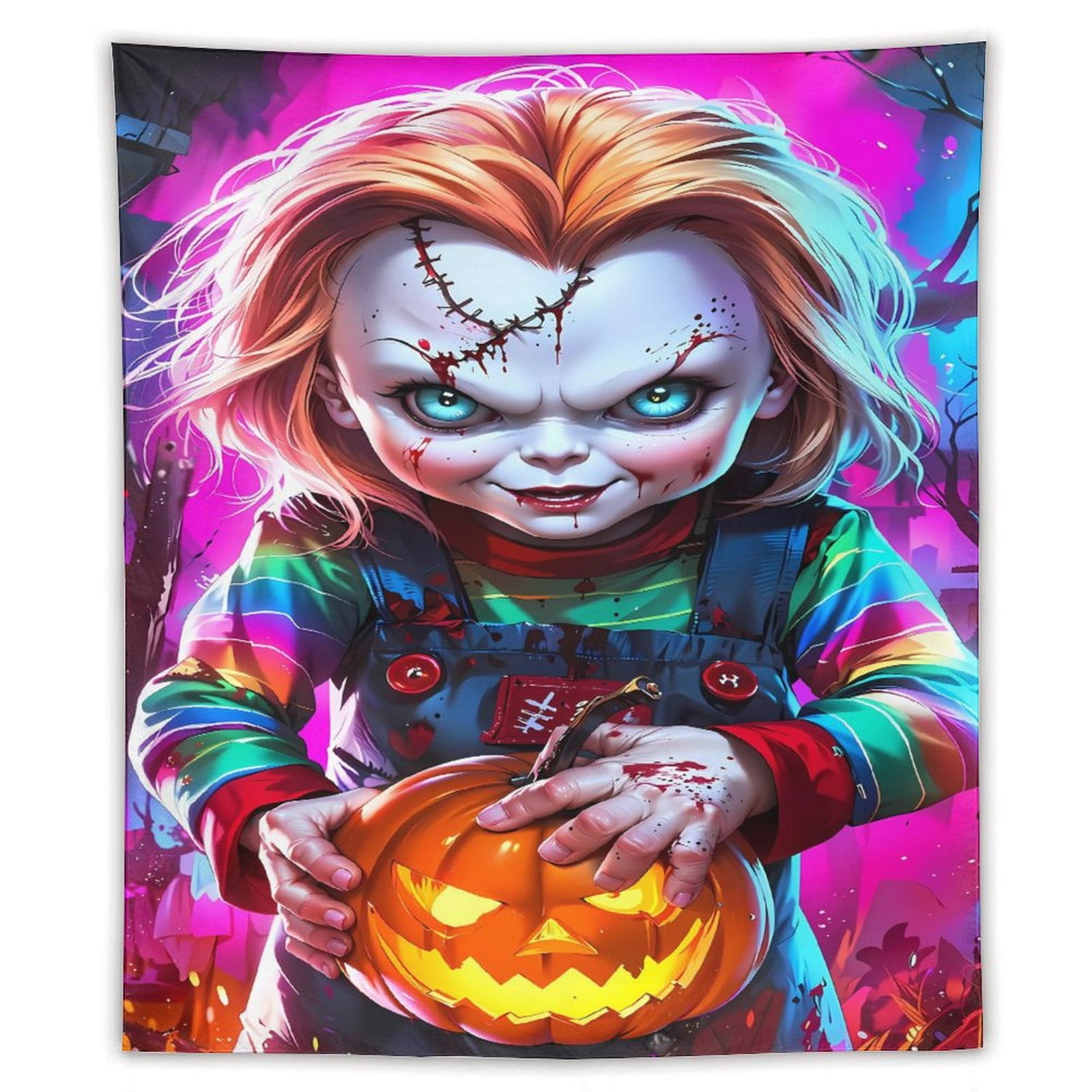 Chucky Tapestry Wall Hanging, Wall Tapestry for Bedroom Aesthetic ...