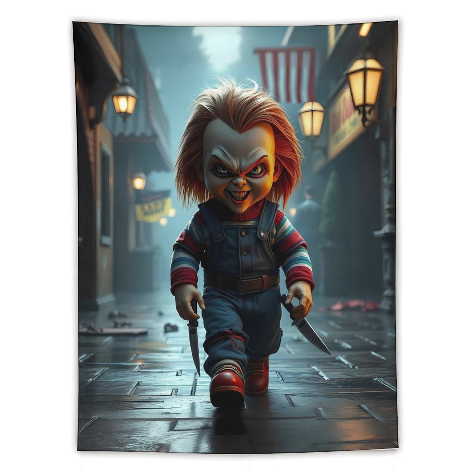 Chucky Tapestry Wall Hanging, Wall Tapestry for Bedroom Aesthetic ...