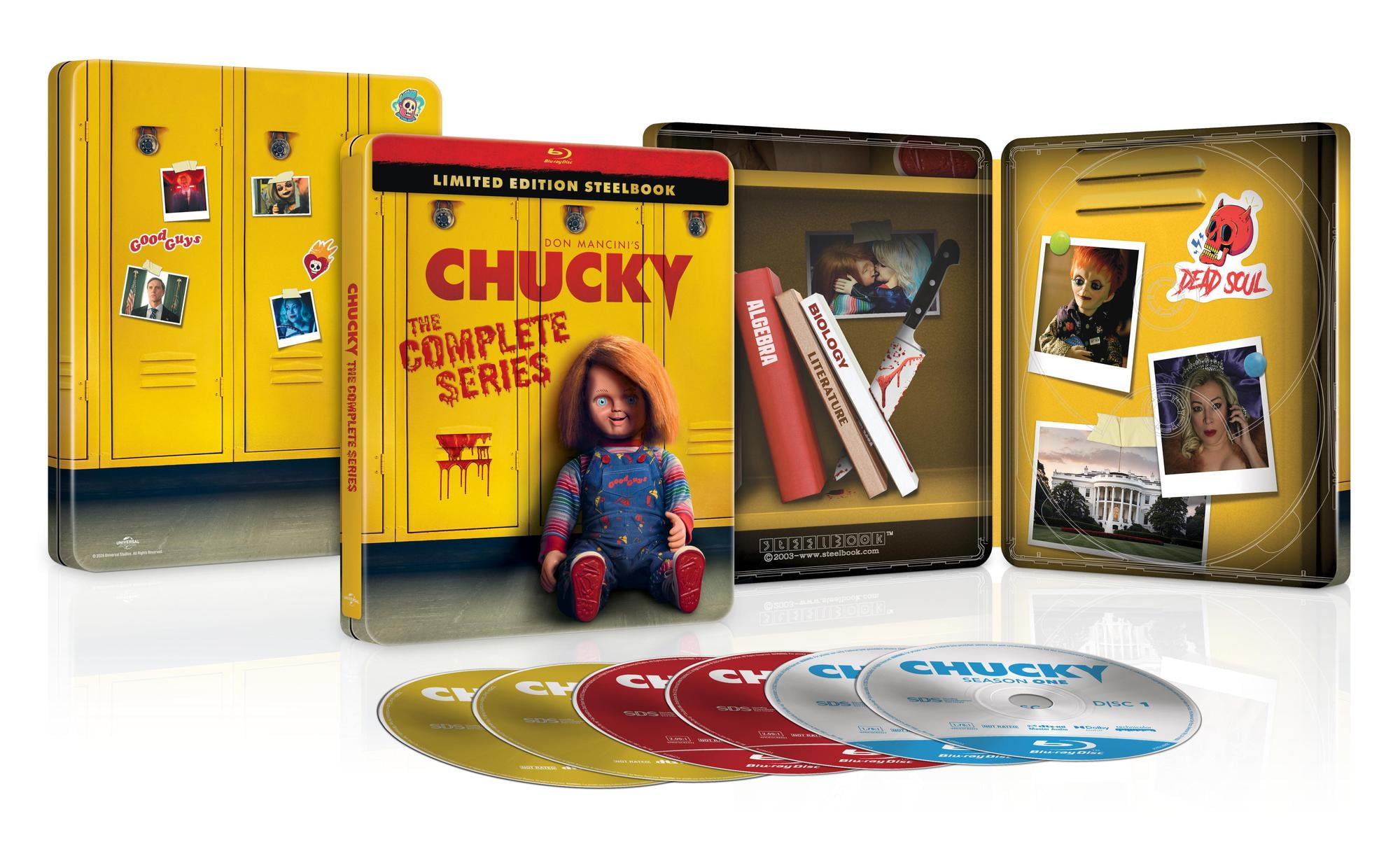 Chucky: The Complete Series (Steelbook) (Blu-ray) Horror, Universal ...