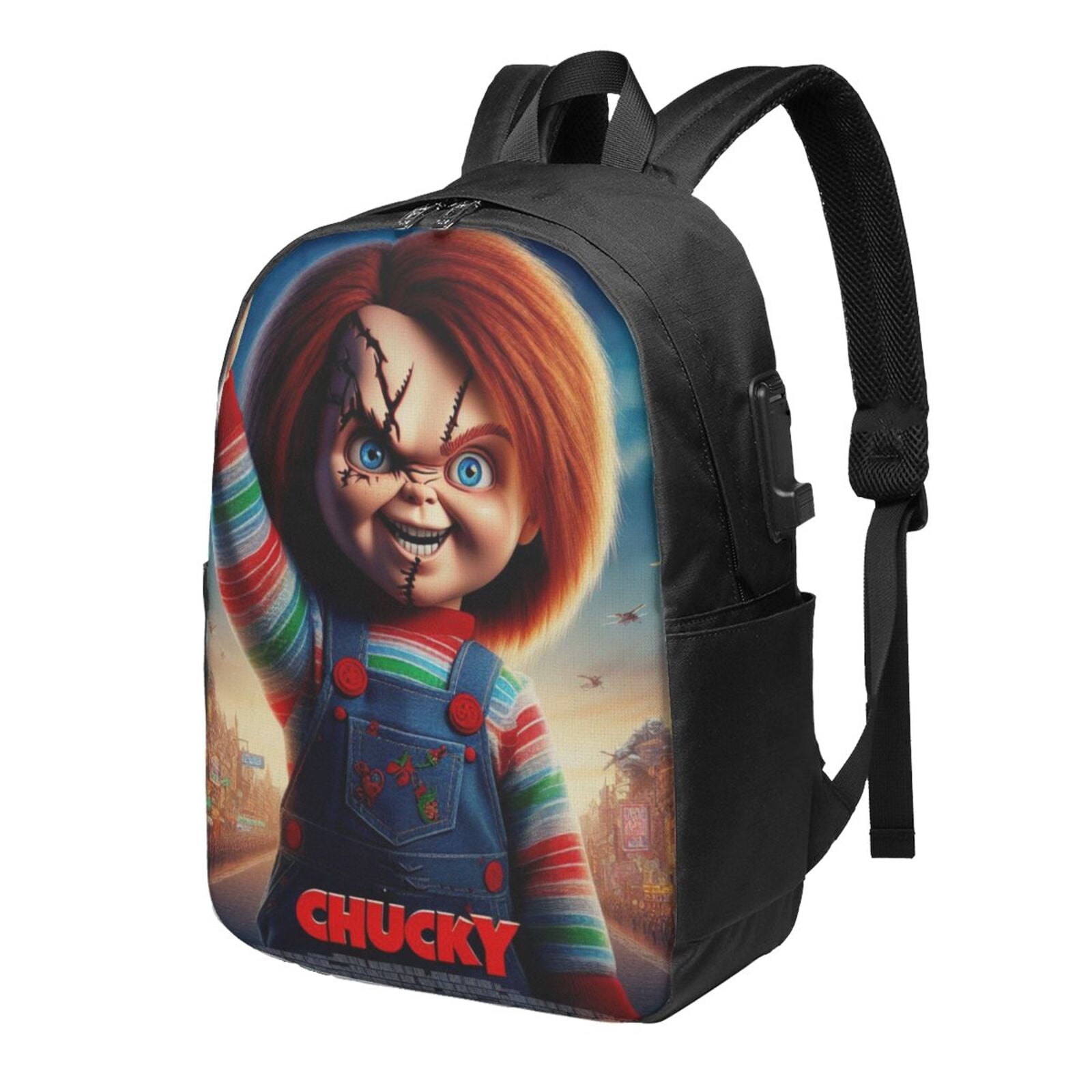 Chucky The Doll School Backpack Laptop Bag Unisex Daypack Bookbag ...