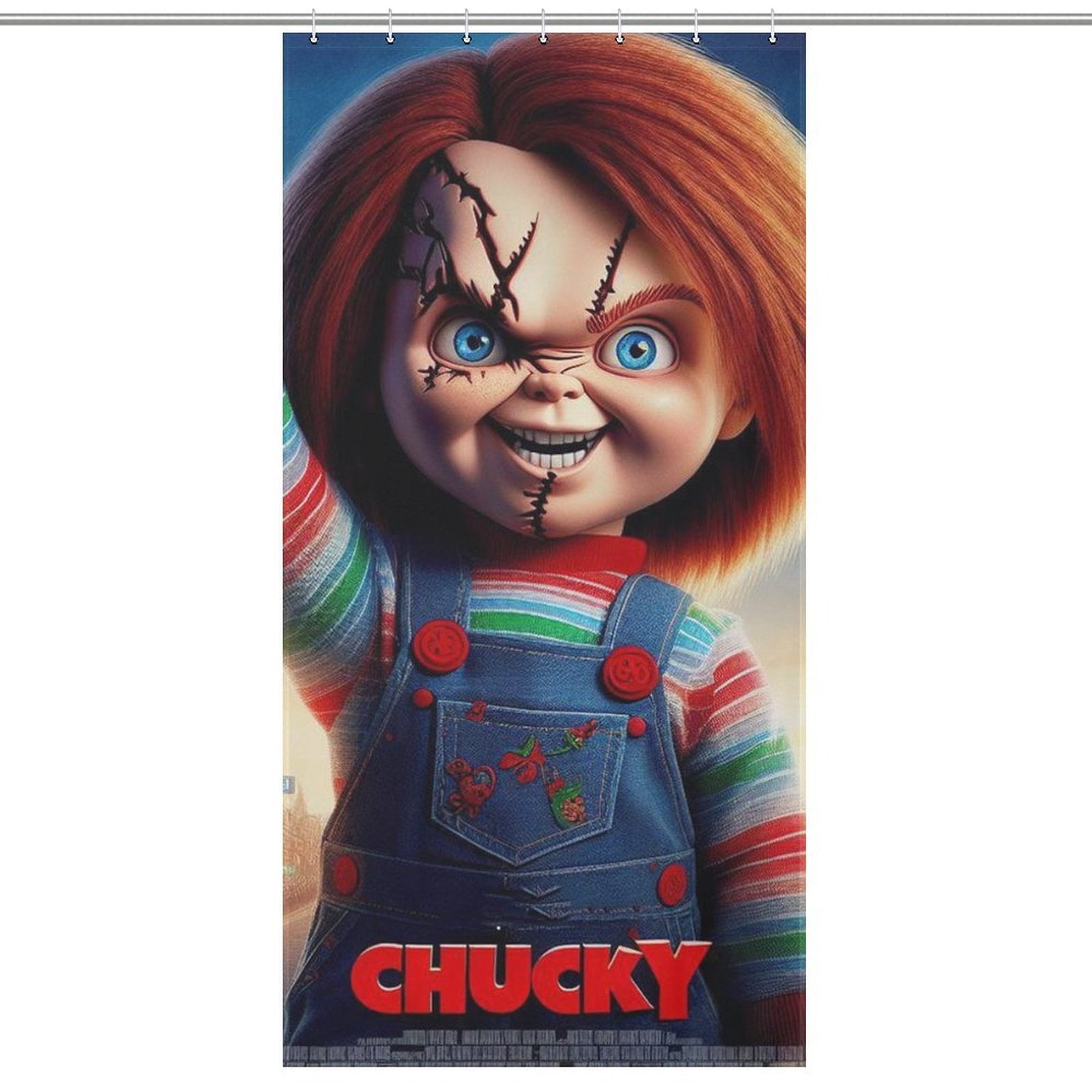 Chucky The Doll Shower Curtain Decor Bath Curtain Waterproof Polyester ...