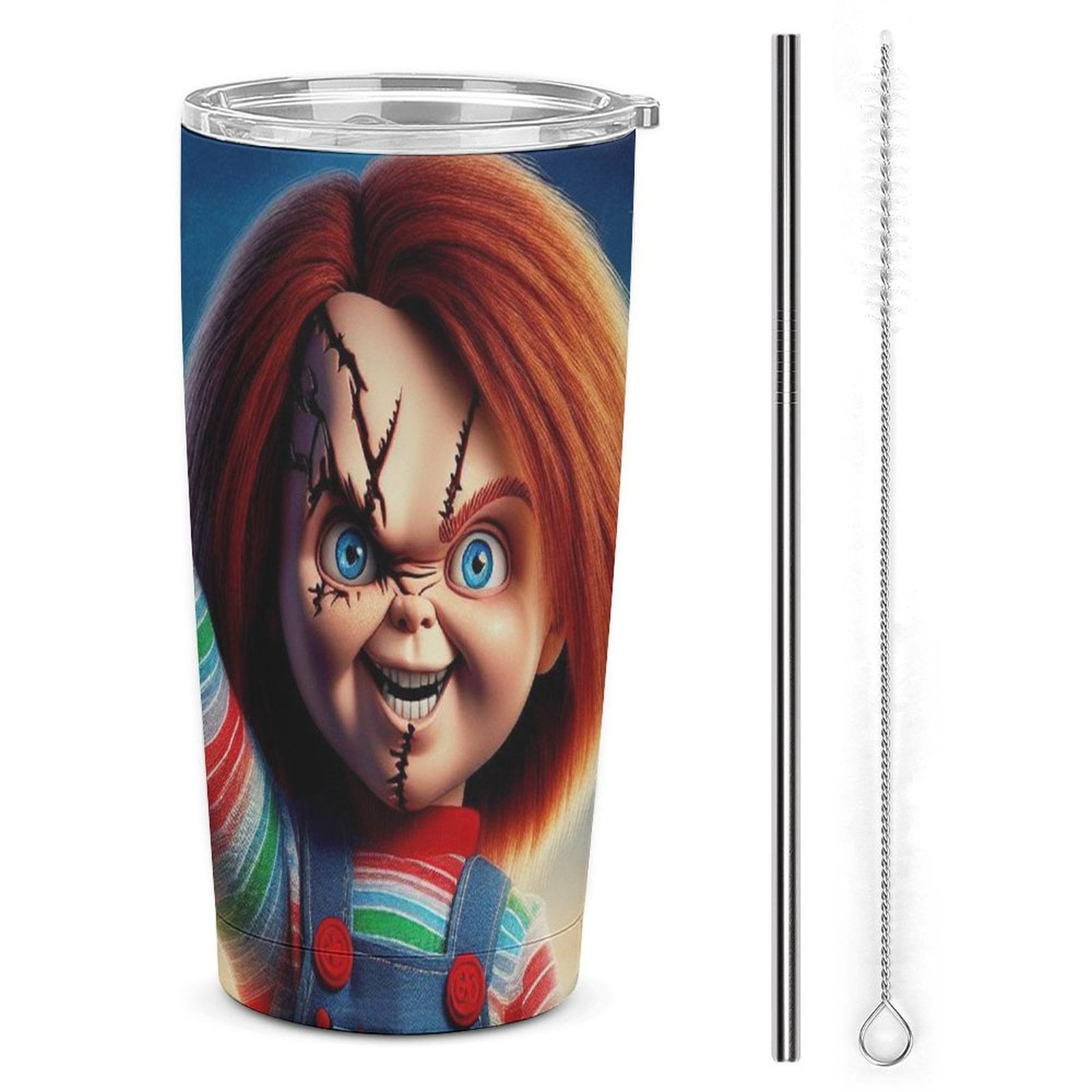 Chucky The Doll Stainless Steel Car Cup Daily Thermal Vacuum Insulation ...