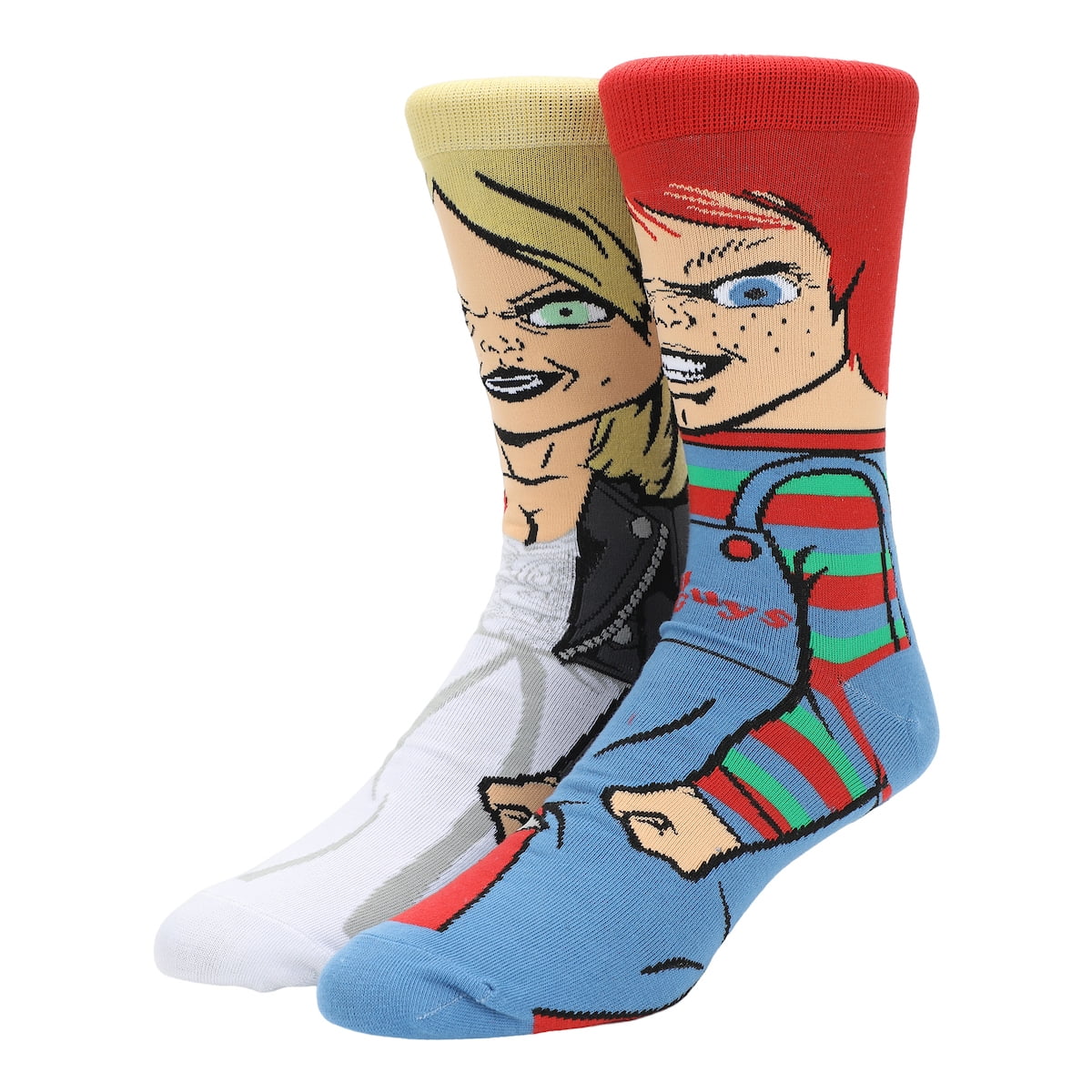 Chucky Tiffany & Chucky Adult Animigos Crew Socks - Walmart.com