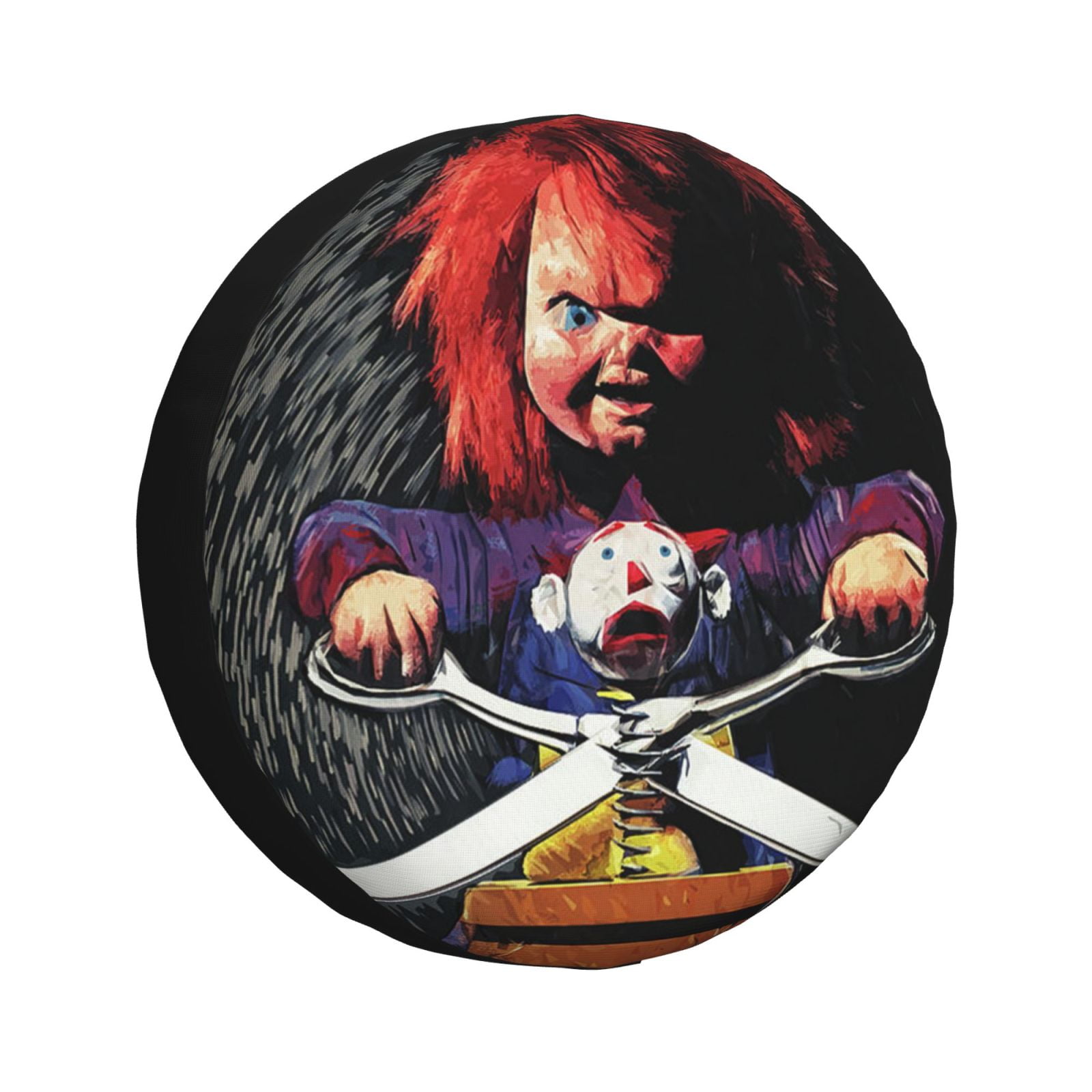 Chucky Tire Cover Printed Spare Tire Wheel Cover Weatherproof Wheel ...
