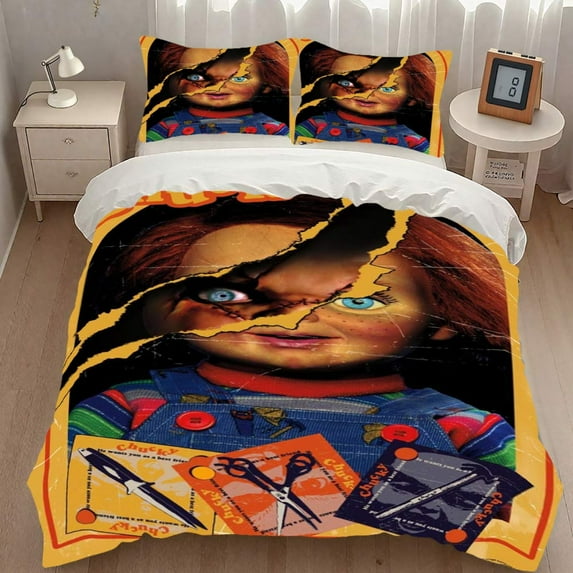 Chucky Toddler Bedding Set for Girls Boys Child Sheet Comforter Game ...