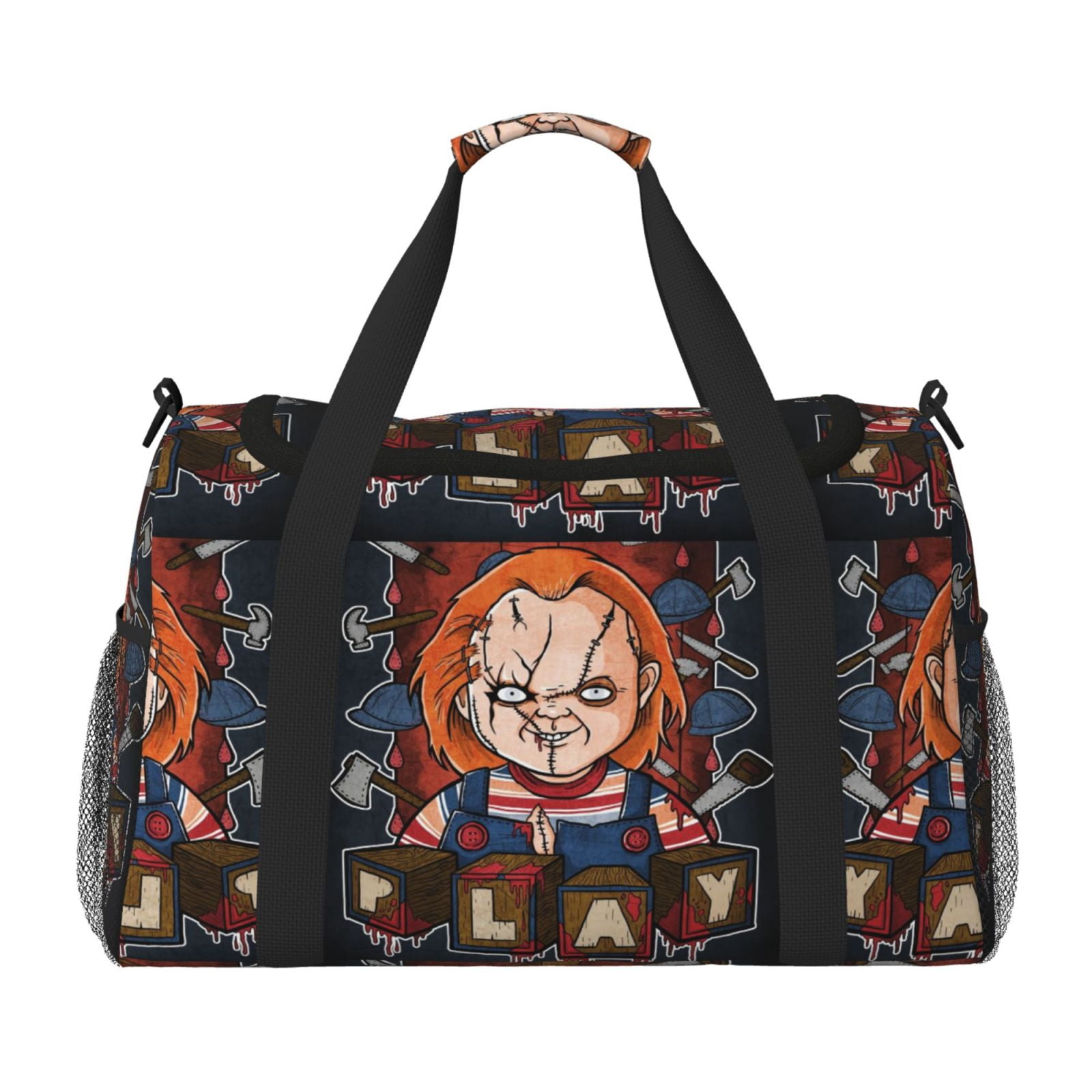Chucky Travel Bag for Women Men Print Duffle Bag Sport Gym Bag for ...
