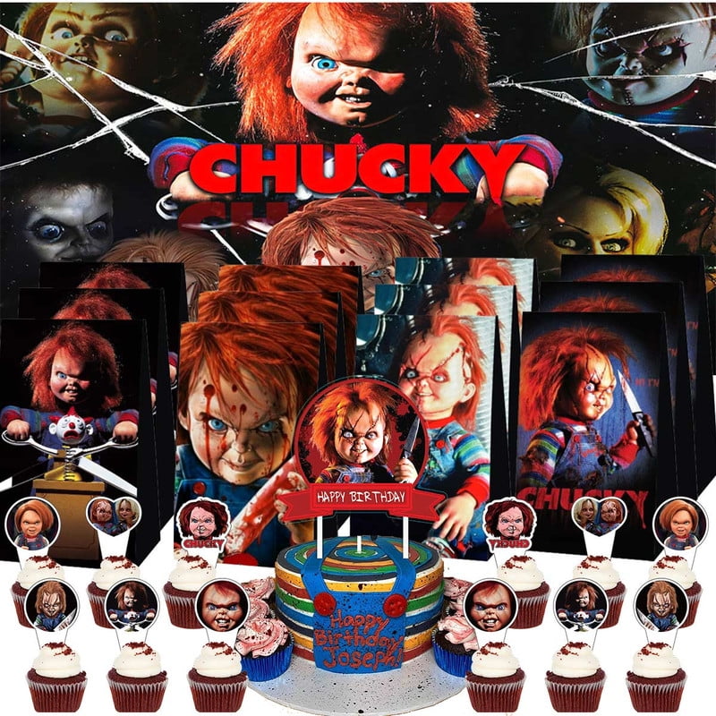 Chucky Treat Bags Candy Decorations Party Favor Supplies Birthday Cake ...