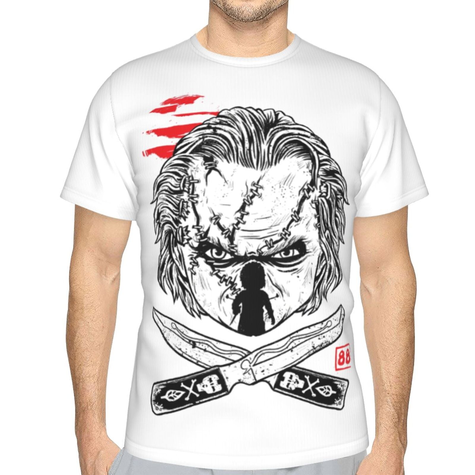 Chucky Unisex 3d Pattern Printed Short Sleeve T-Shirts Casual Graphics ...