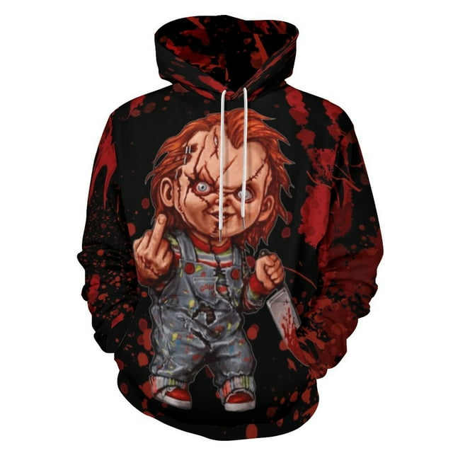 Chucky Unisex Sweatshirts Fashion Sweater for Men Women Pullover Hoodie ...