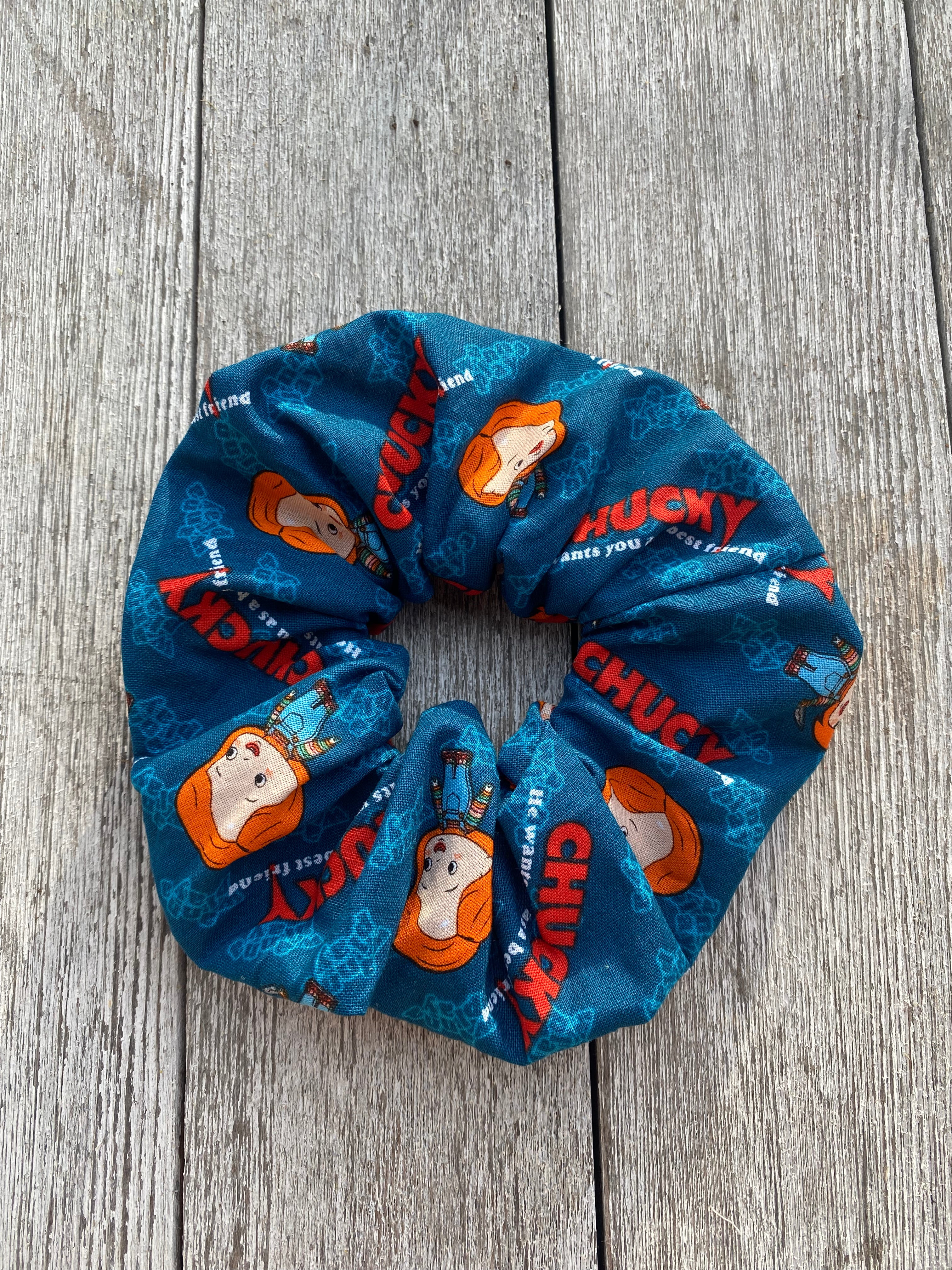 Chucky Wanna Play Horror Movie Scrunchie Hair Tie Gift - Walmart.com