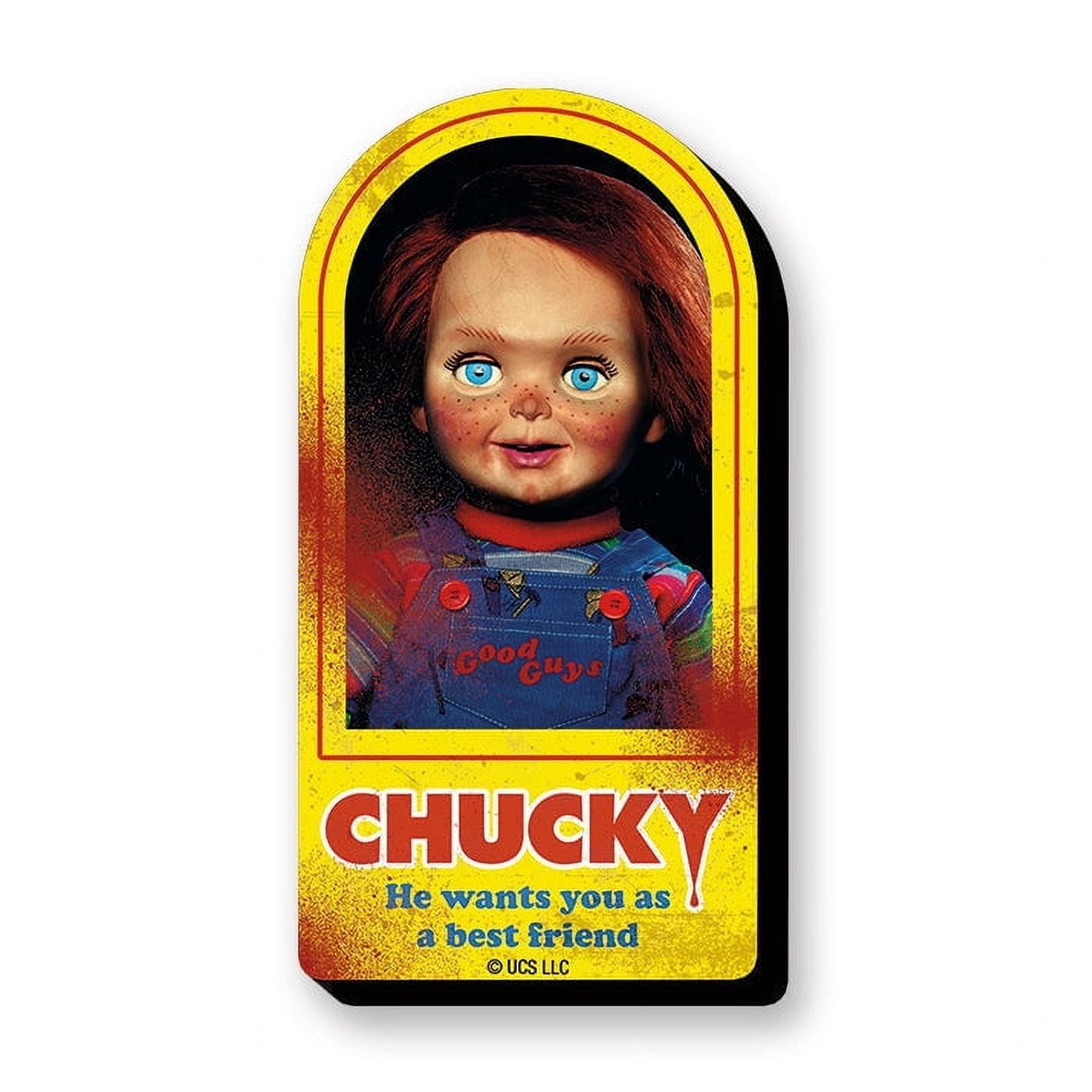Chucky Wants You As A Best Friend Funky Chunky Magnet - Walmart.com