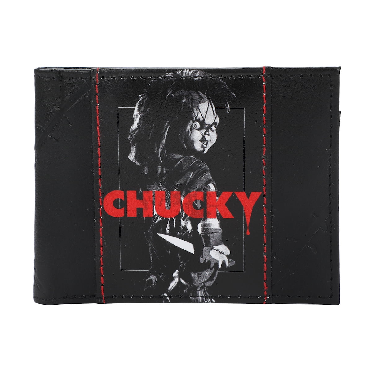 Chucky With Knife Men's Black Bifold Wallet - Walmart.com