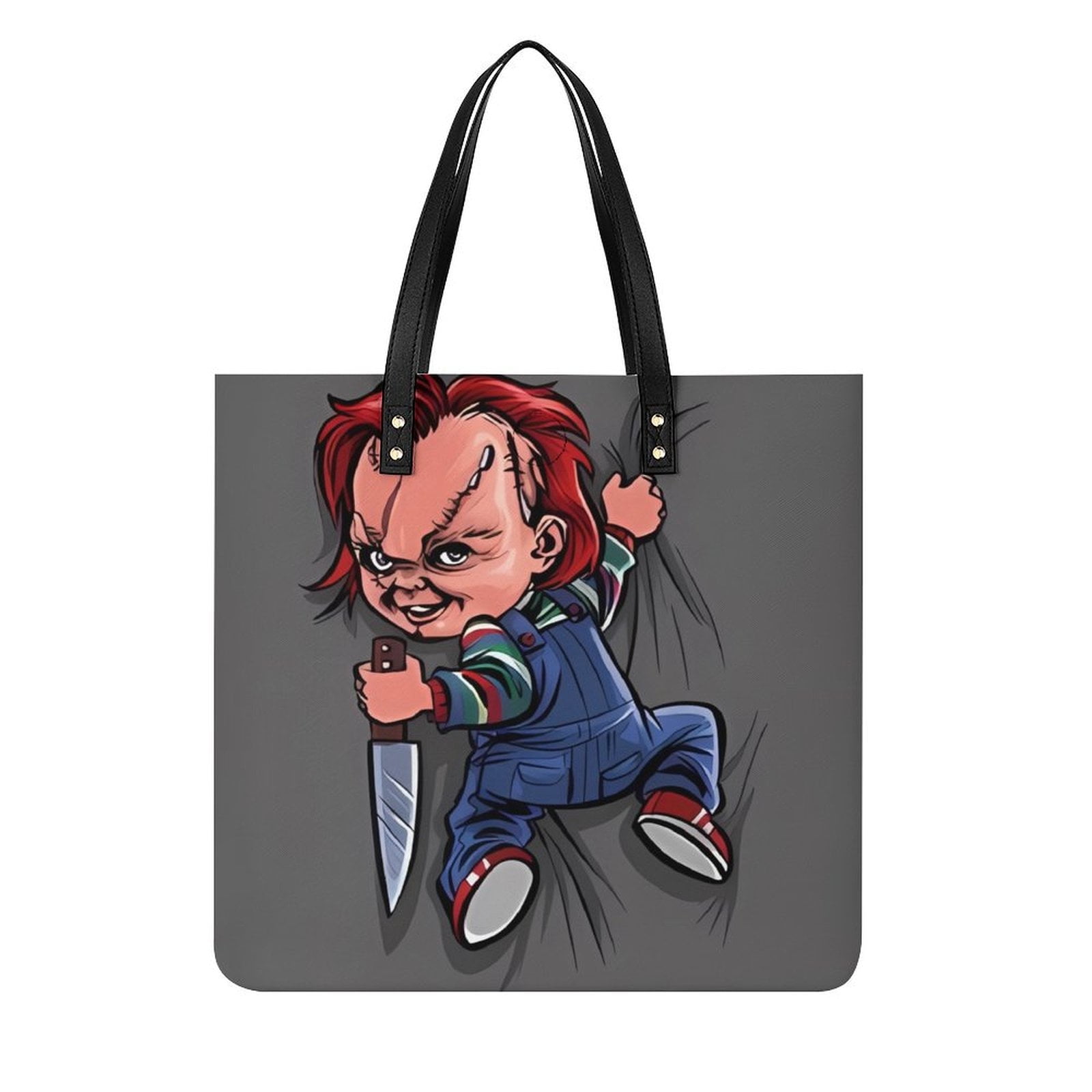 Chucky Handbags PU Leather Purses And Handbags For Girl Ladies Handle ...