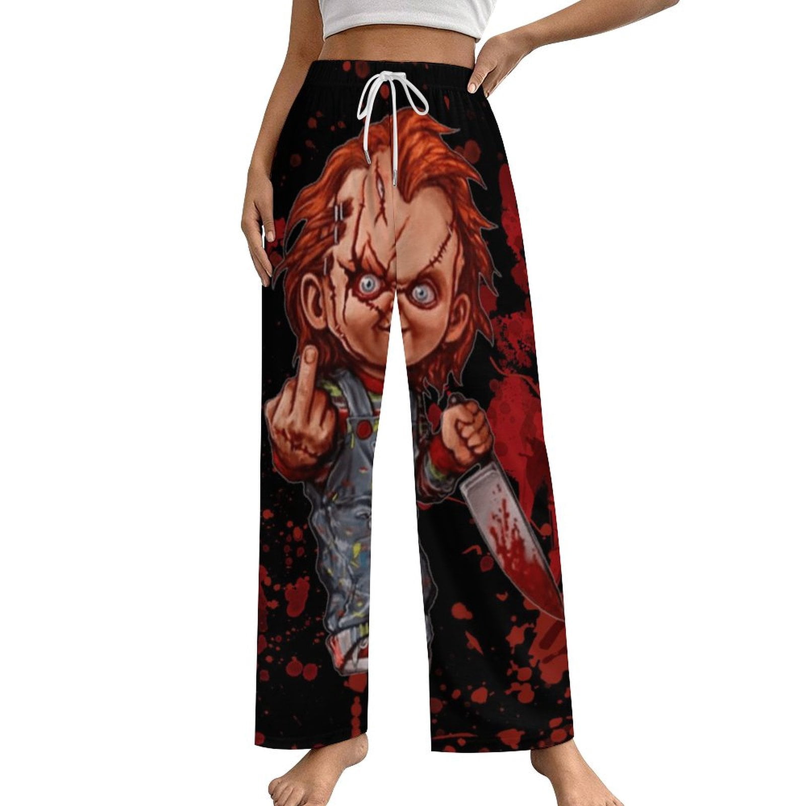 Chucky Women Pajama Pants Causal Comfy Lounge Sleep Bottoms Loose Yoga ...