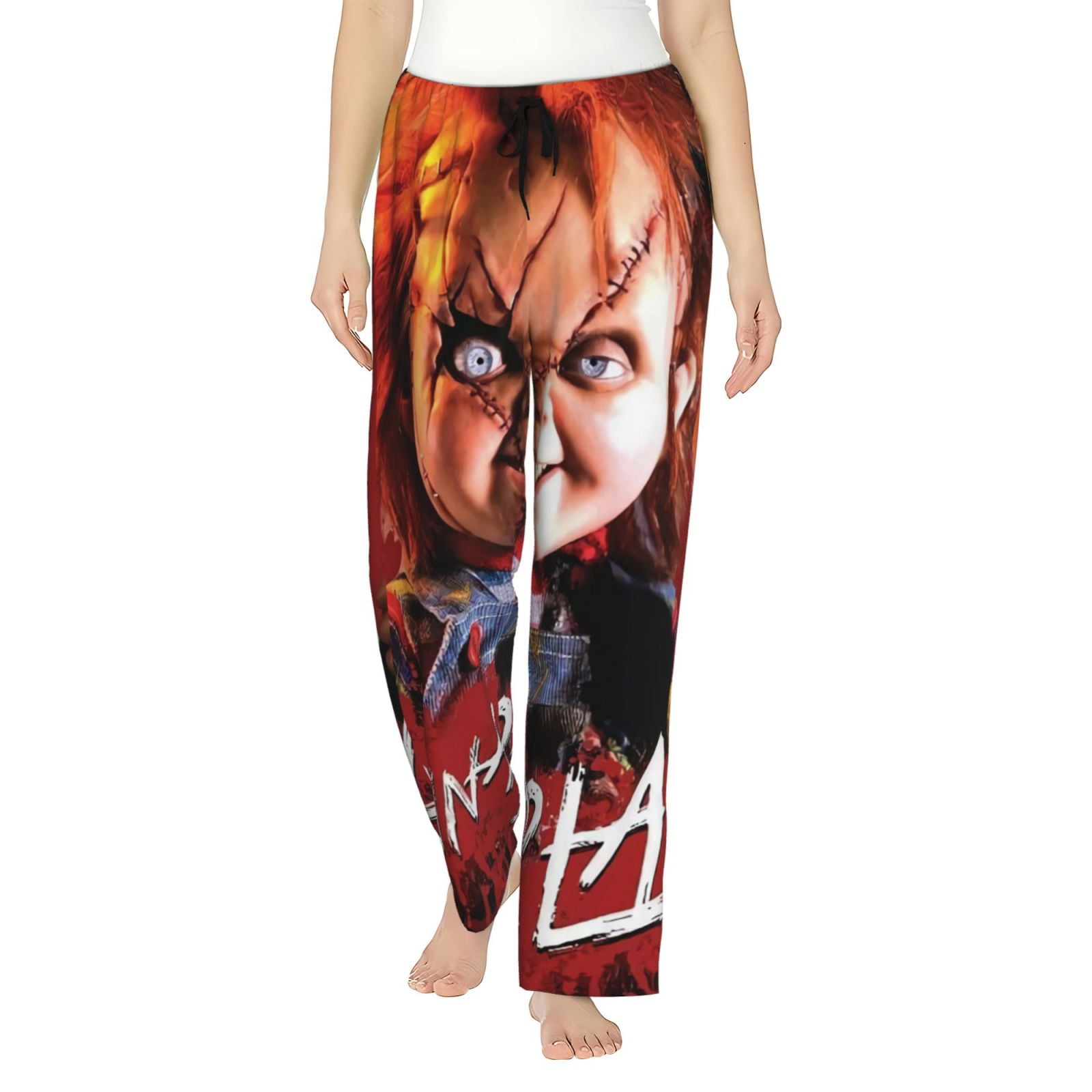 Chucky Women's Pajama Pants Ultra Soft Comfy Sleep Lounge Pants Cartoon ...