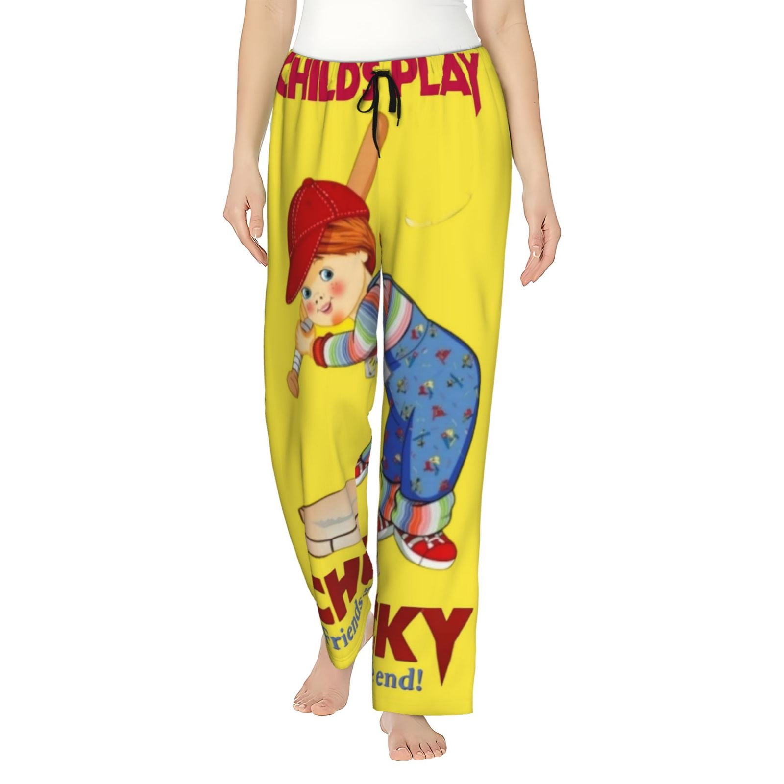 Chucky Women's Pajama Pants Ultra Soft Comfy Sleep Lounge Pants Cartoon ...